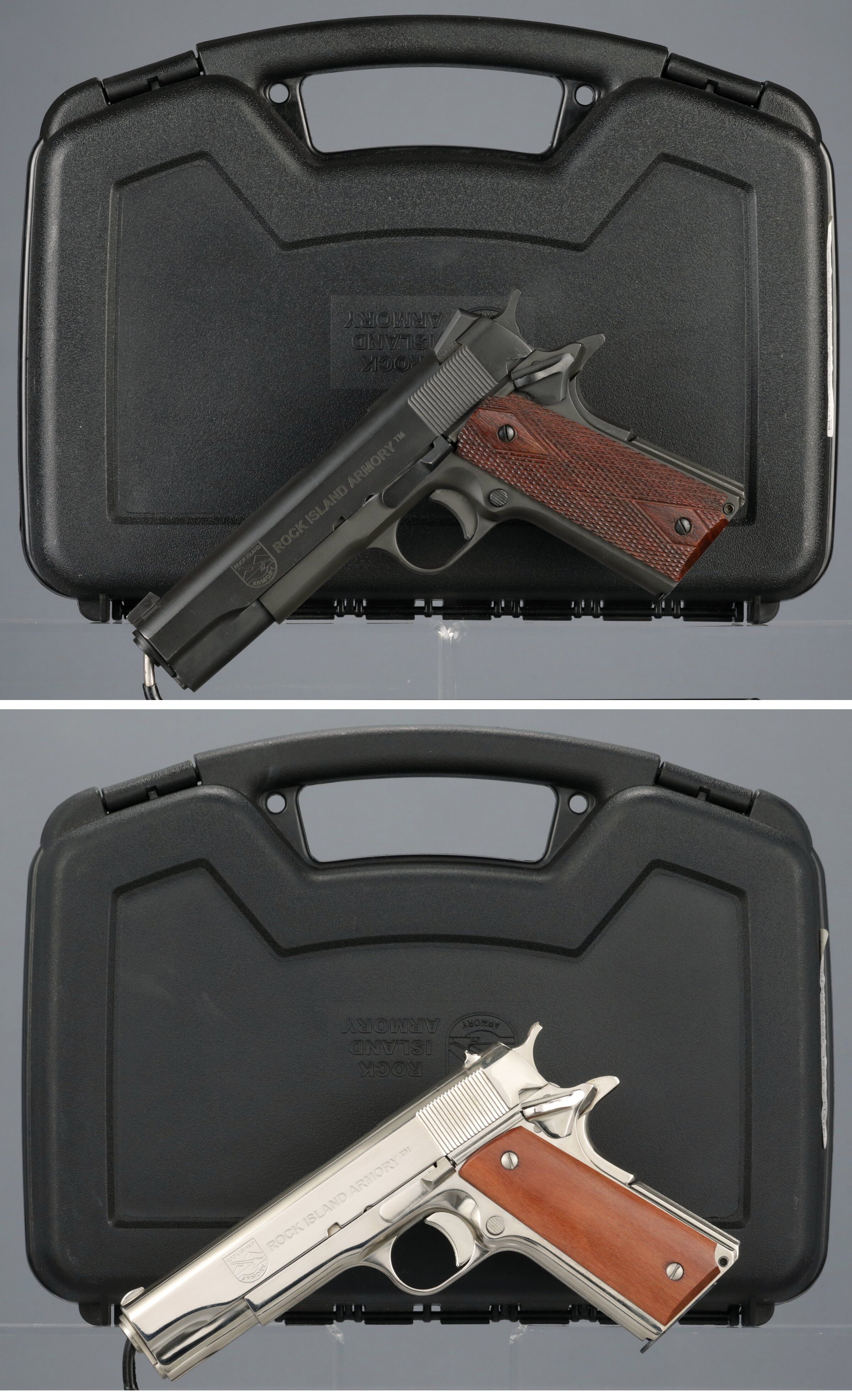 Two Rock Island Armory Model 1911-A1 Semi-Automatic Pistols | Rock ...