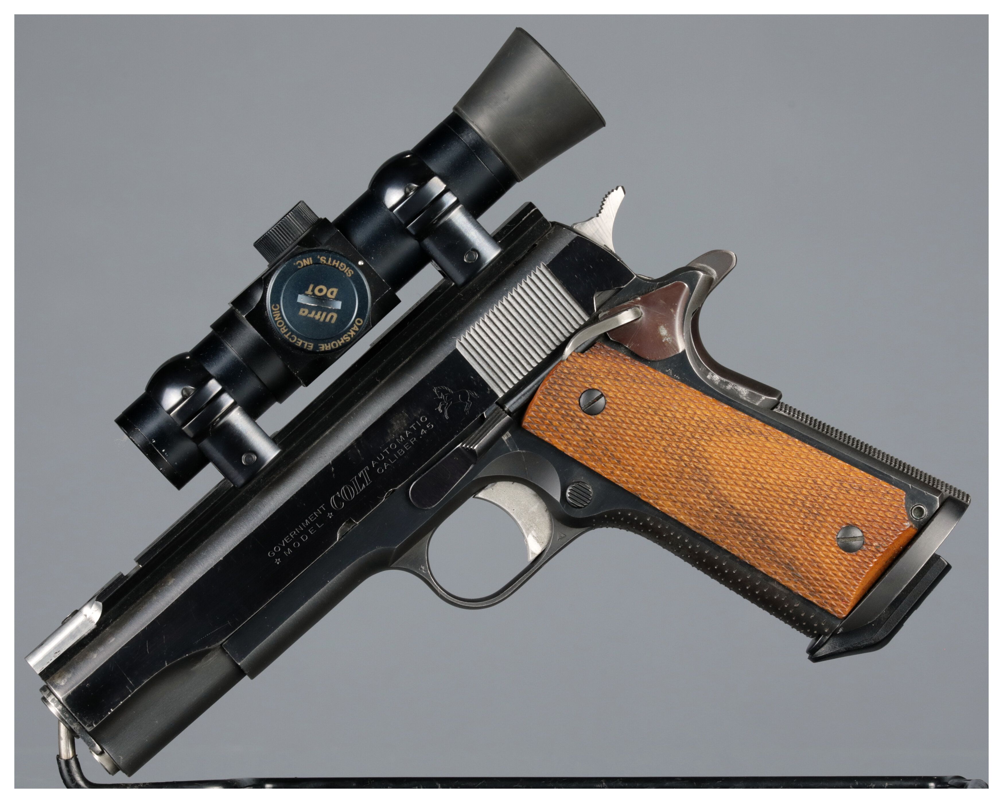 Clark Upgraded Colt Government Model Semi-Automatic Pistol | Rock ...