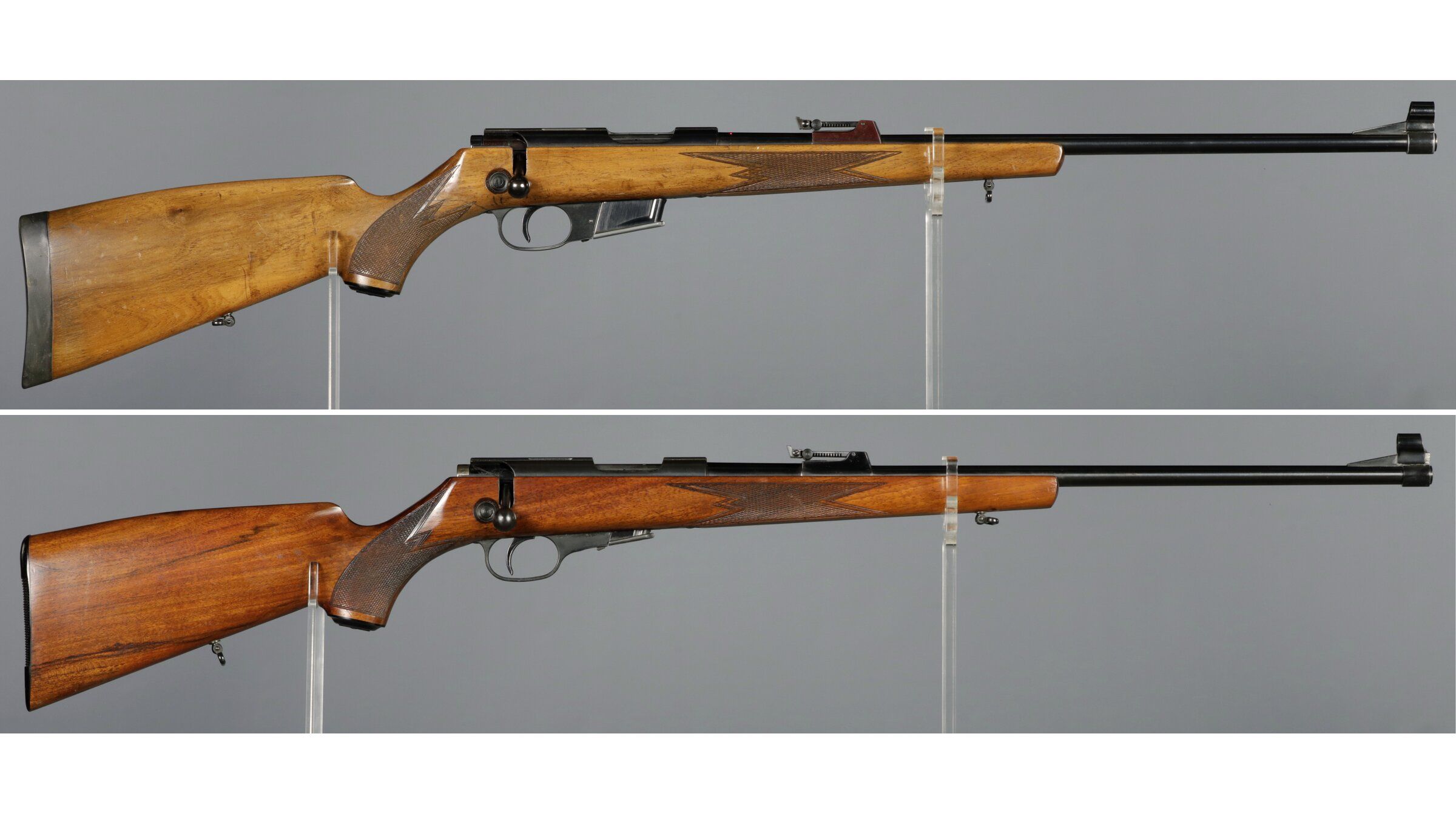 Two Walther KKJ Bolt Action Rifles | Rock Island Auction