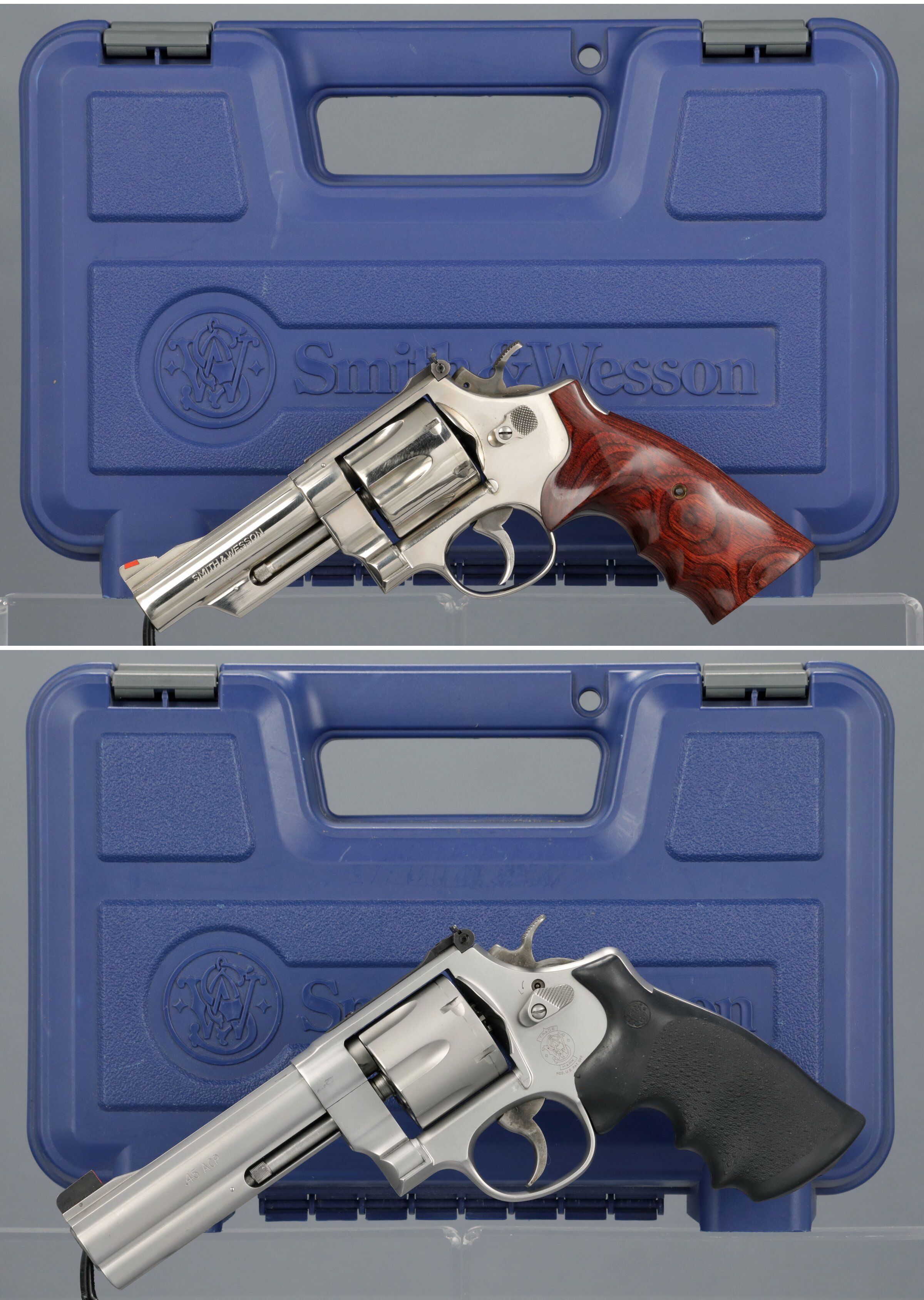 Two Smith & Wesson Double Action Revolvers with Cases | Rock Island Auction