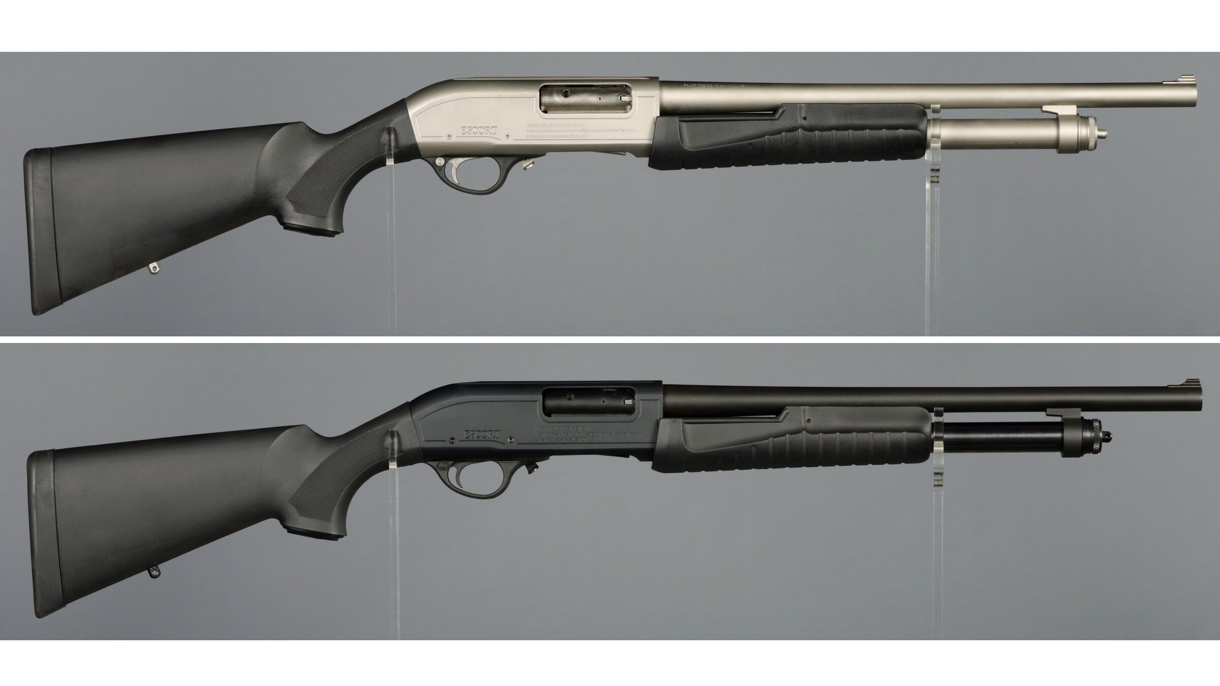 Two Hatsan Escort Slide Action Shotguns Rock Island Auction