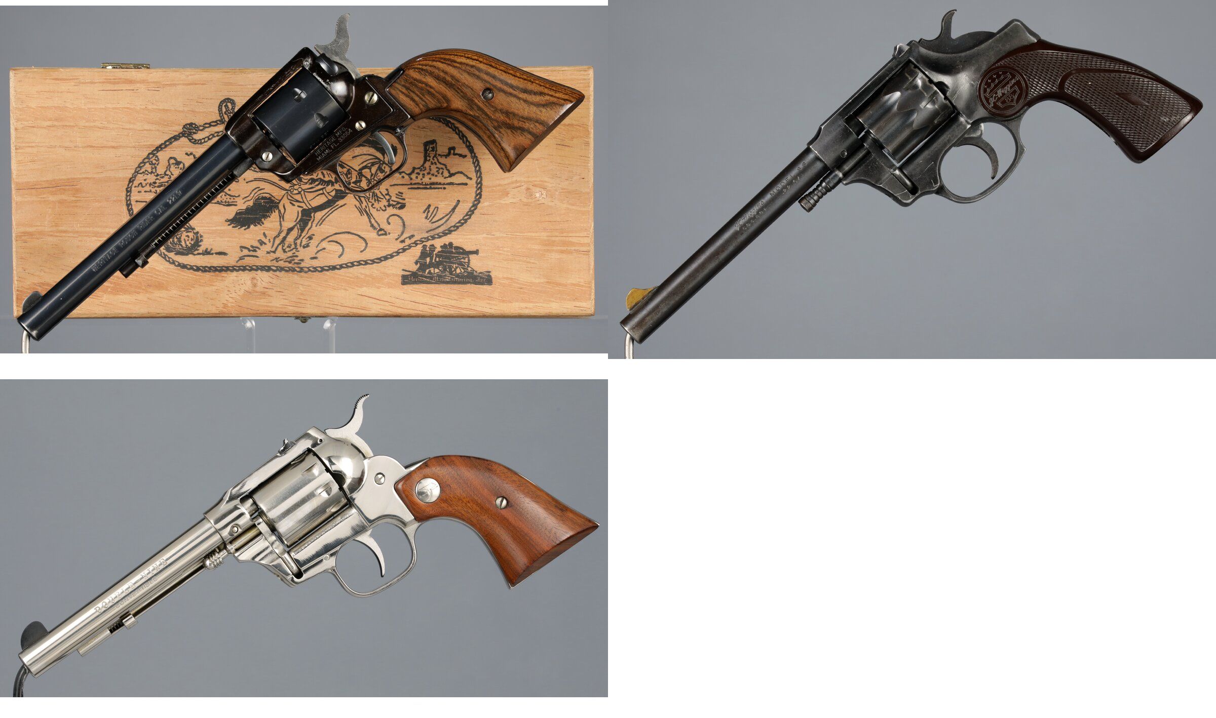 Three Revolvers | Rock Island Auction