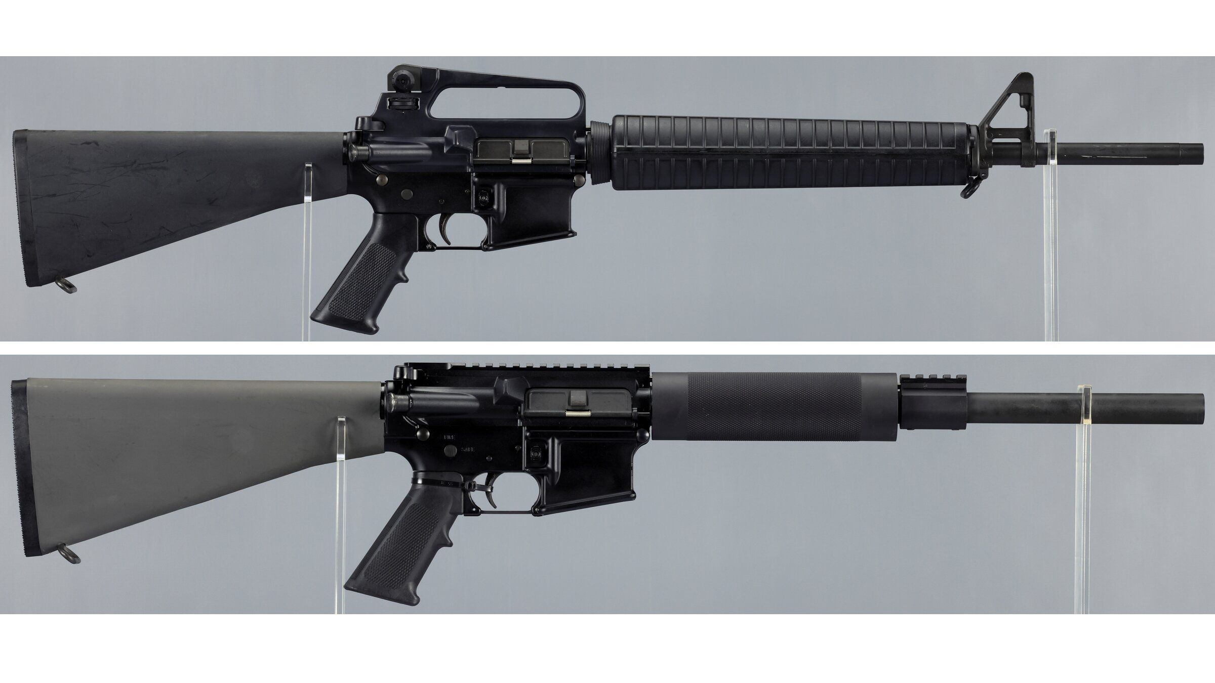 Two Olympic Arms Semi-Automatic Rifles. | Rock Island Auction