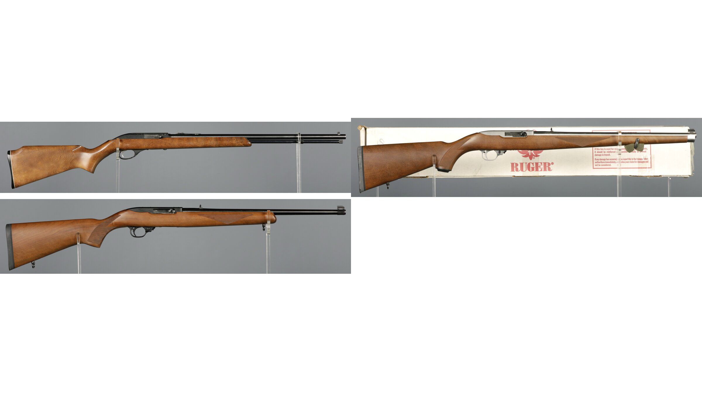 Three Semi-Automatic Rimfire Rifles | Rock Island Auction