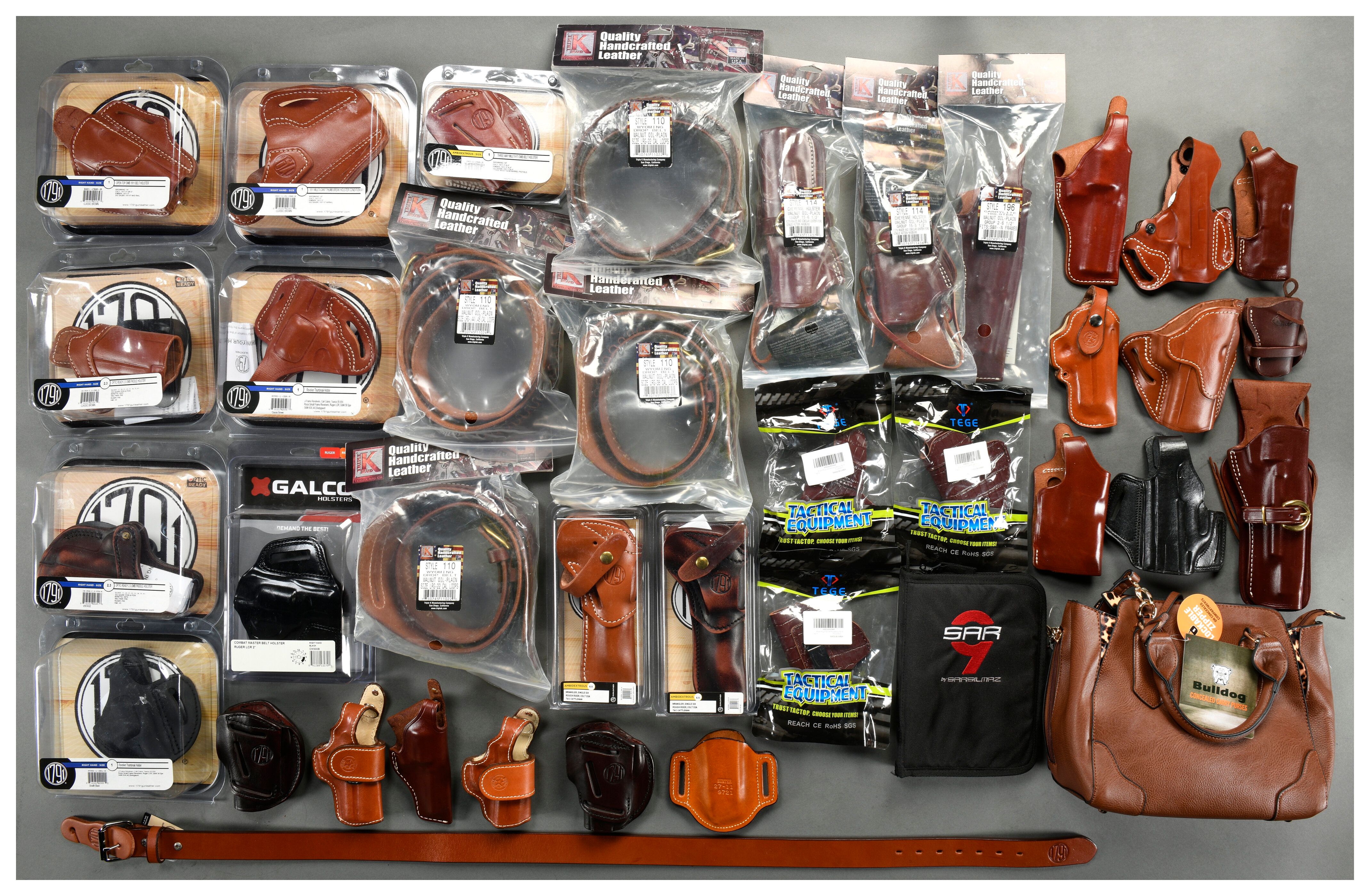Large Group of Holsters and Accessories | Rock Island Auction