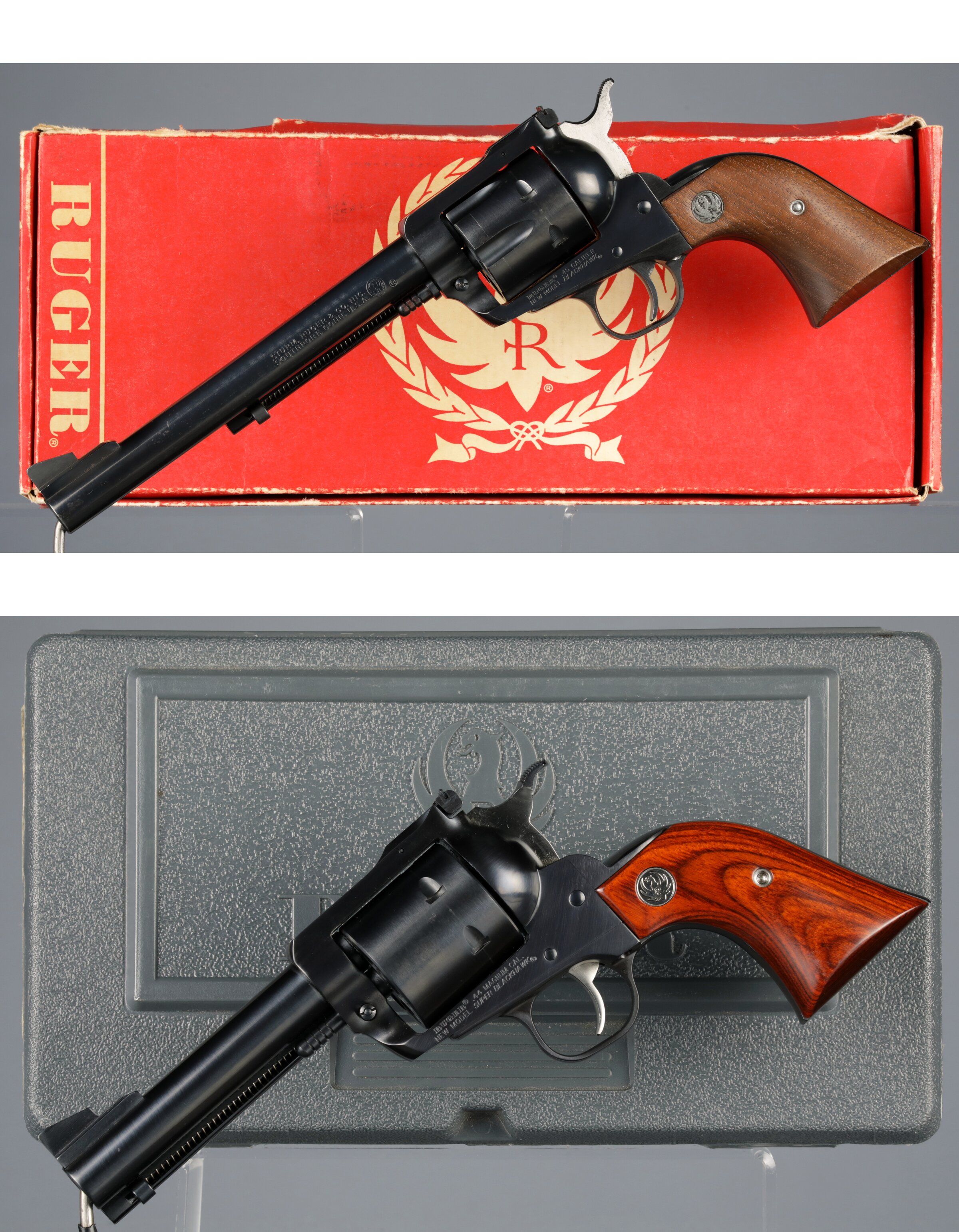 Two Ruger New Model Blackhawk Single Action Revolvers | Rock Island Auction