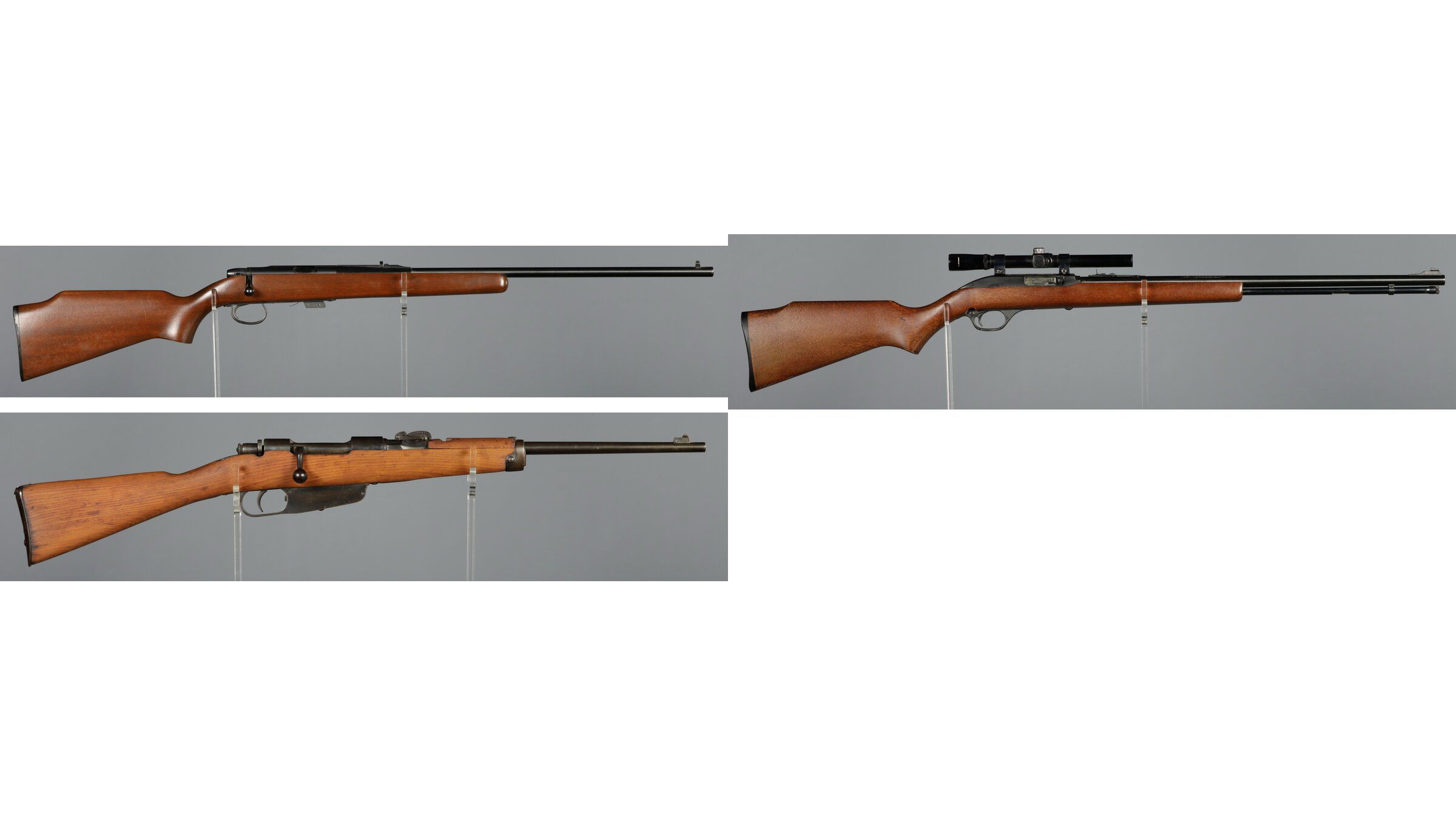 Three Rifles | Rock Island Auction