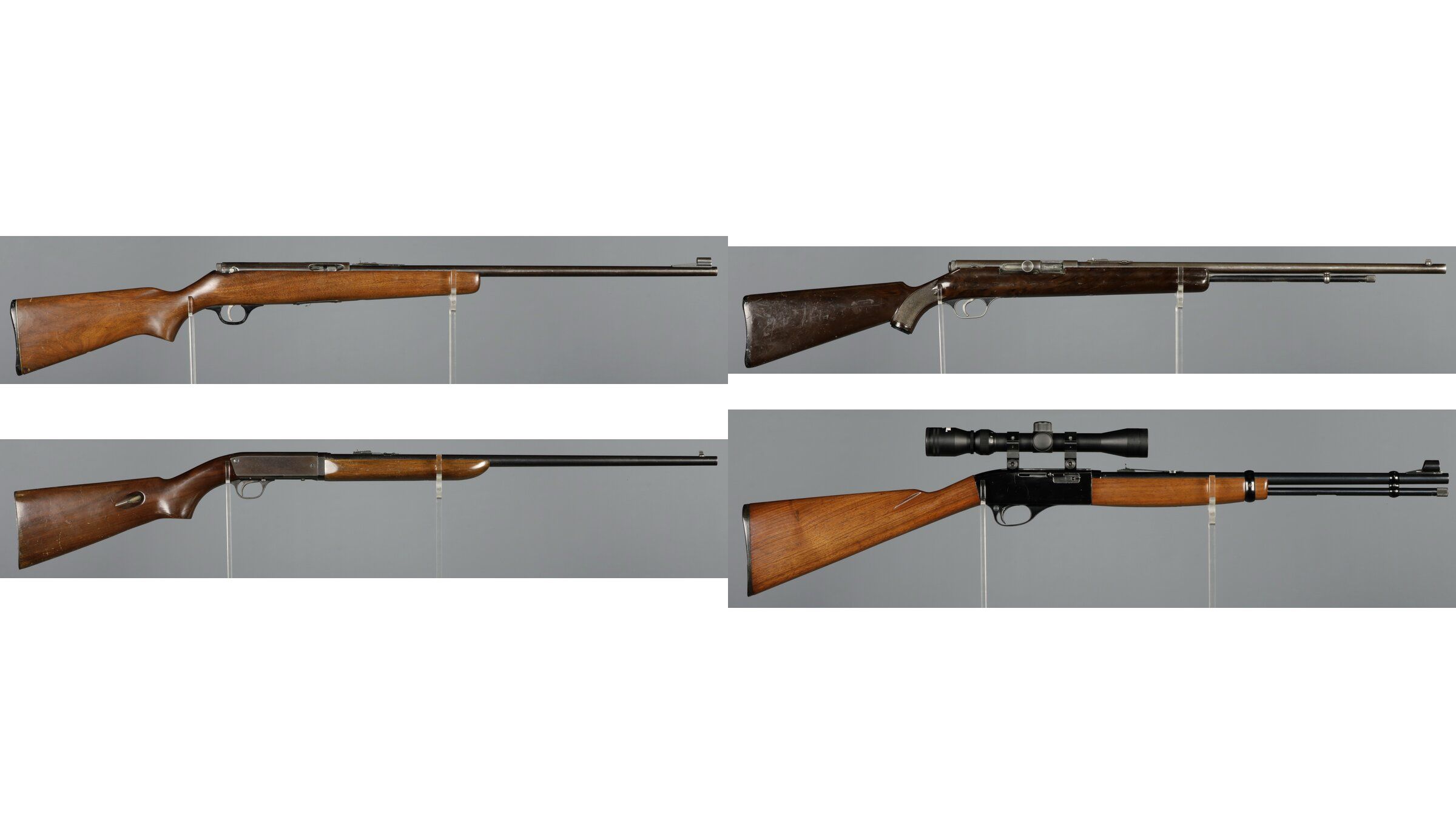 Four Semi-Automatic Rimfire Rifles | Rock Island Auction