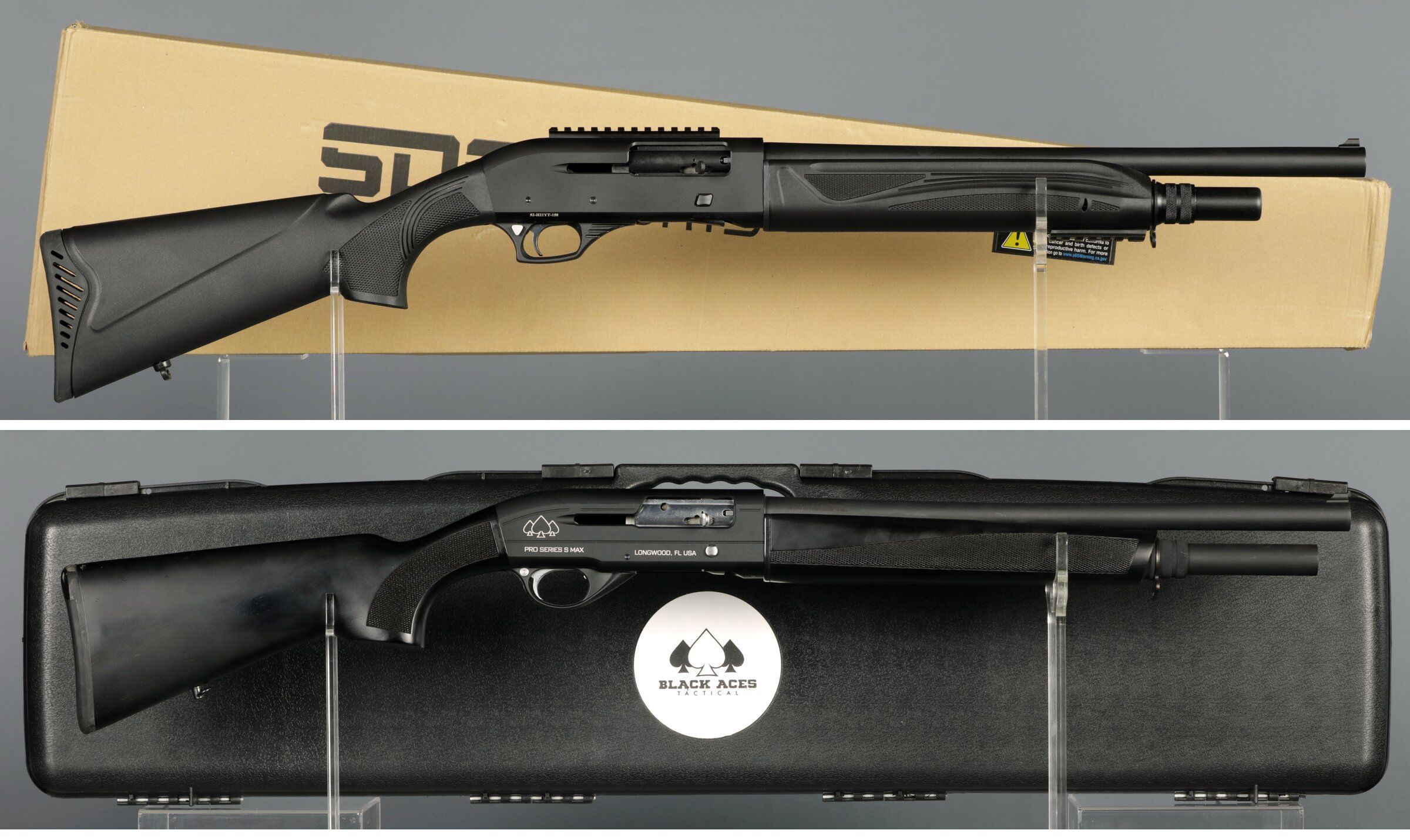 Two Semi Automatic Shotguns With Boxes Rock Island Auction