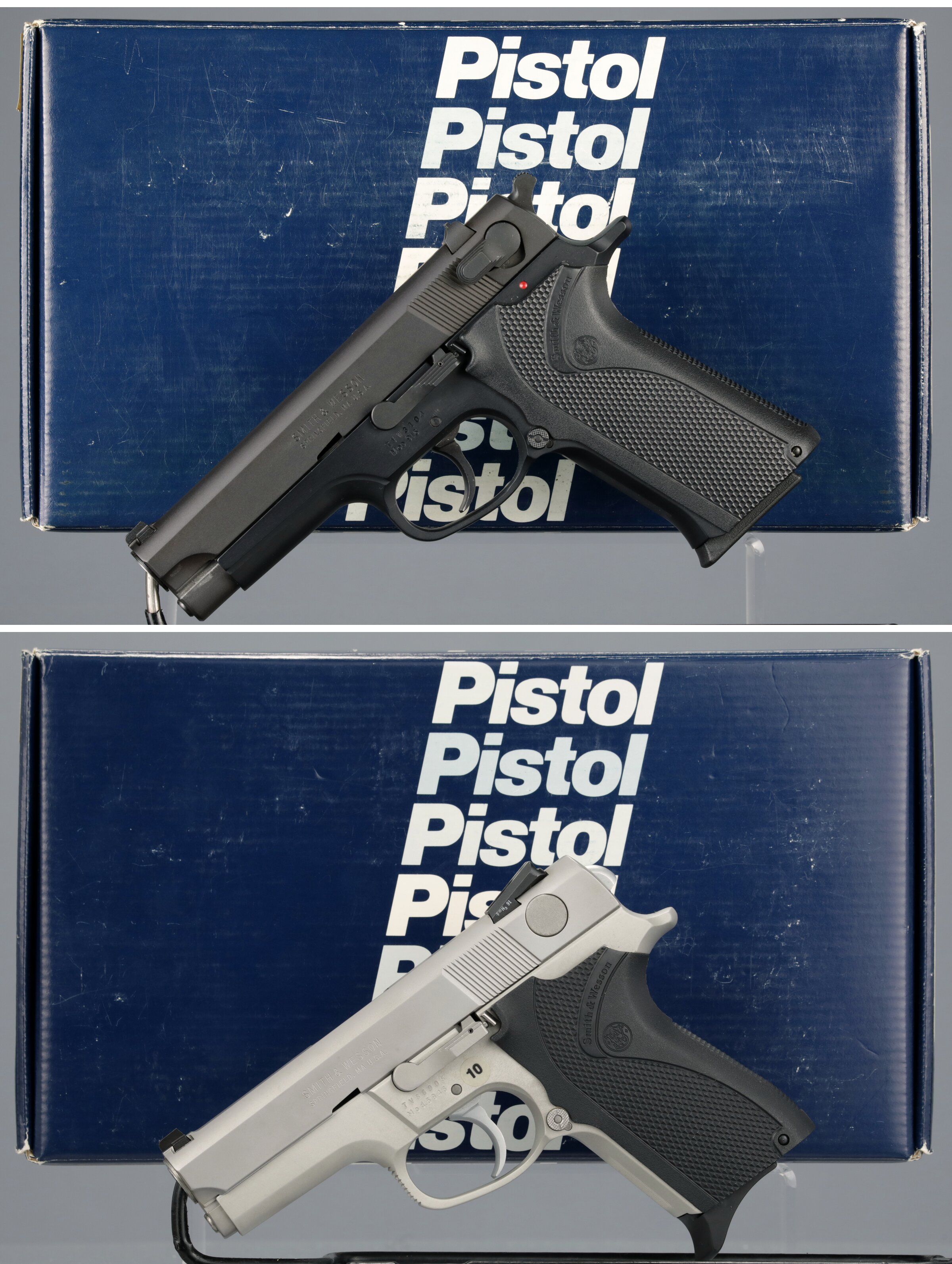 Two Smith & Wesson Semi-Automatic Pistols with Boxes | Rock Island Auction