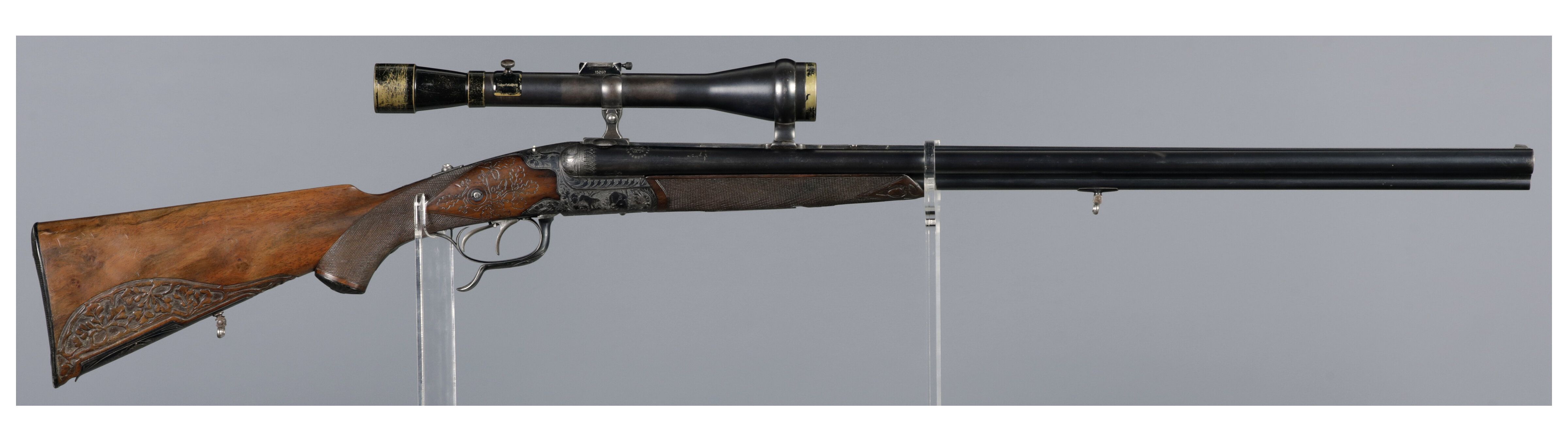 Factory Game Scene Engraved German Drilling with Scope | Rock Island ...