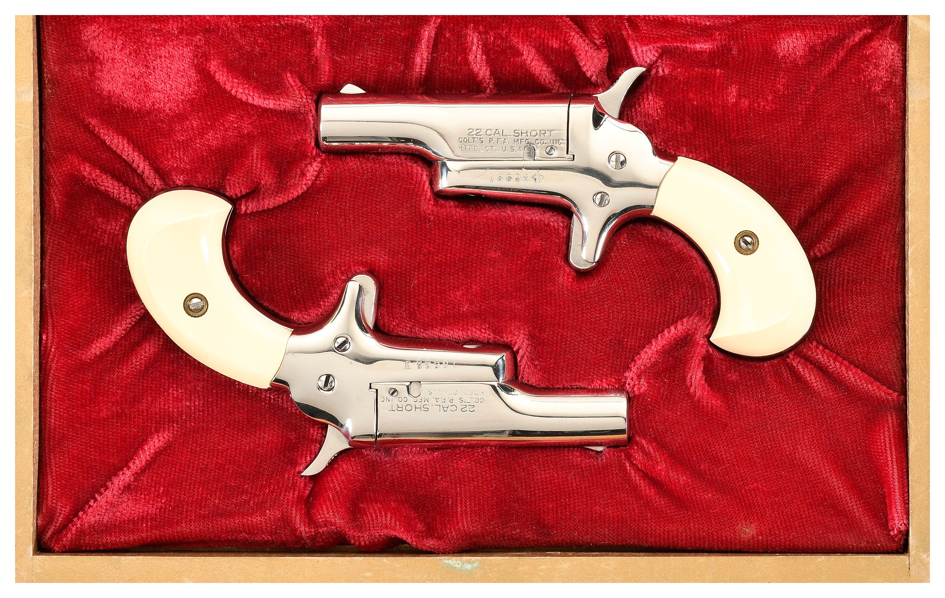 Cased Pair of Colt Fourth Model Single Shot Derringers | Rock Island ...
