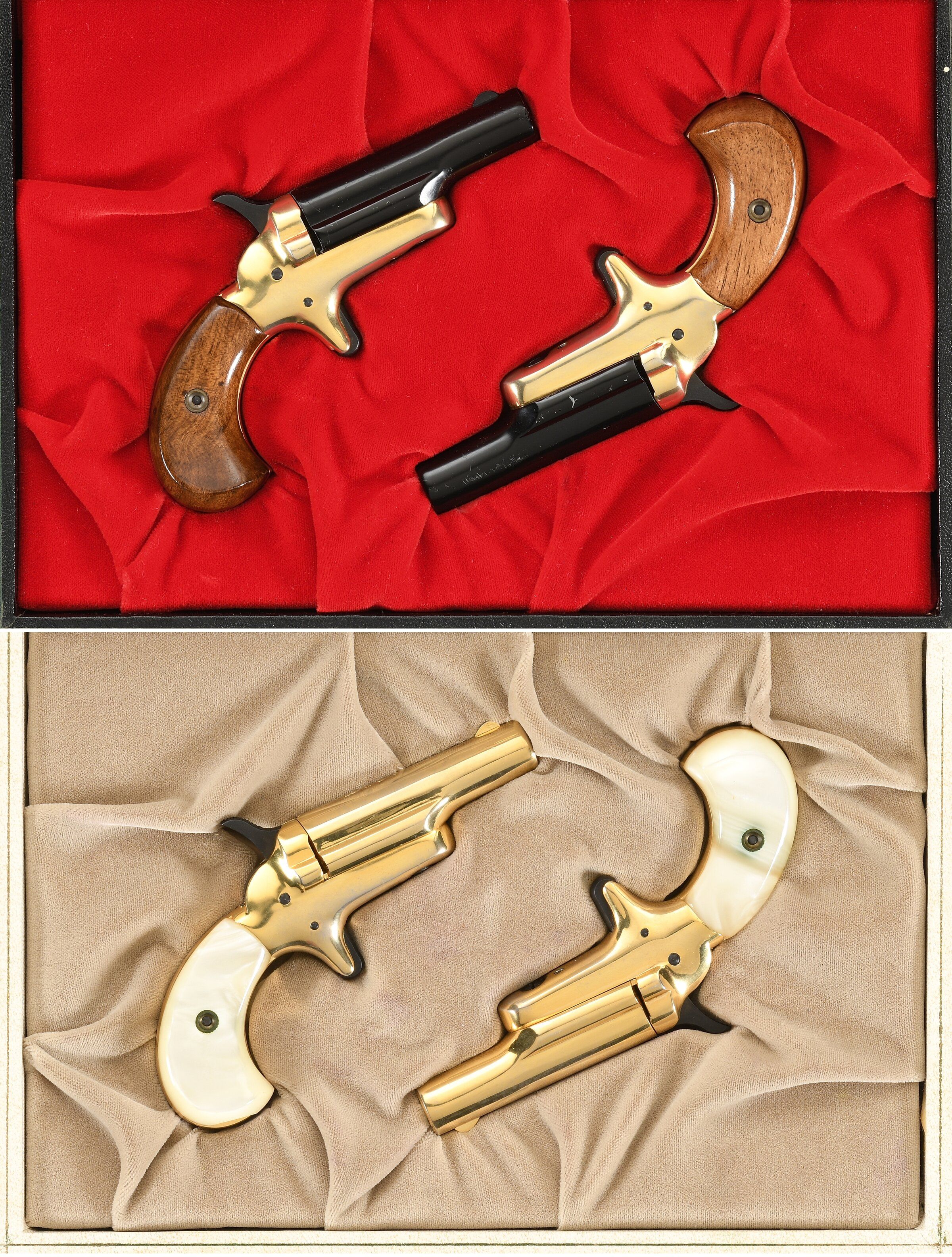 Two Cased Consecutive Pairs of Colt Fourth Model Derringers | Rock ...