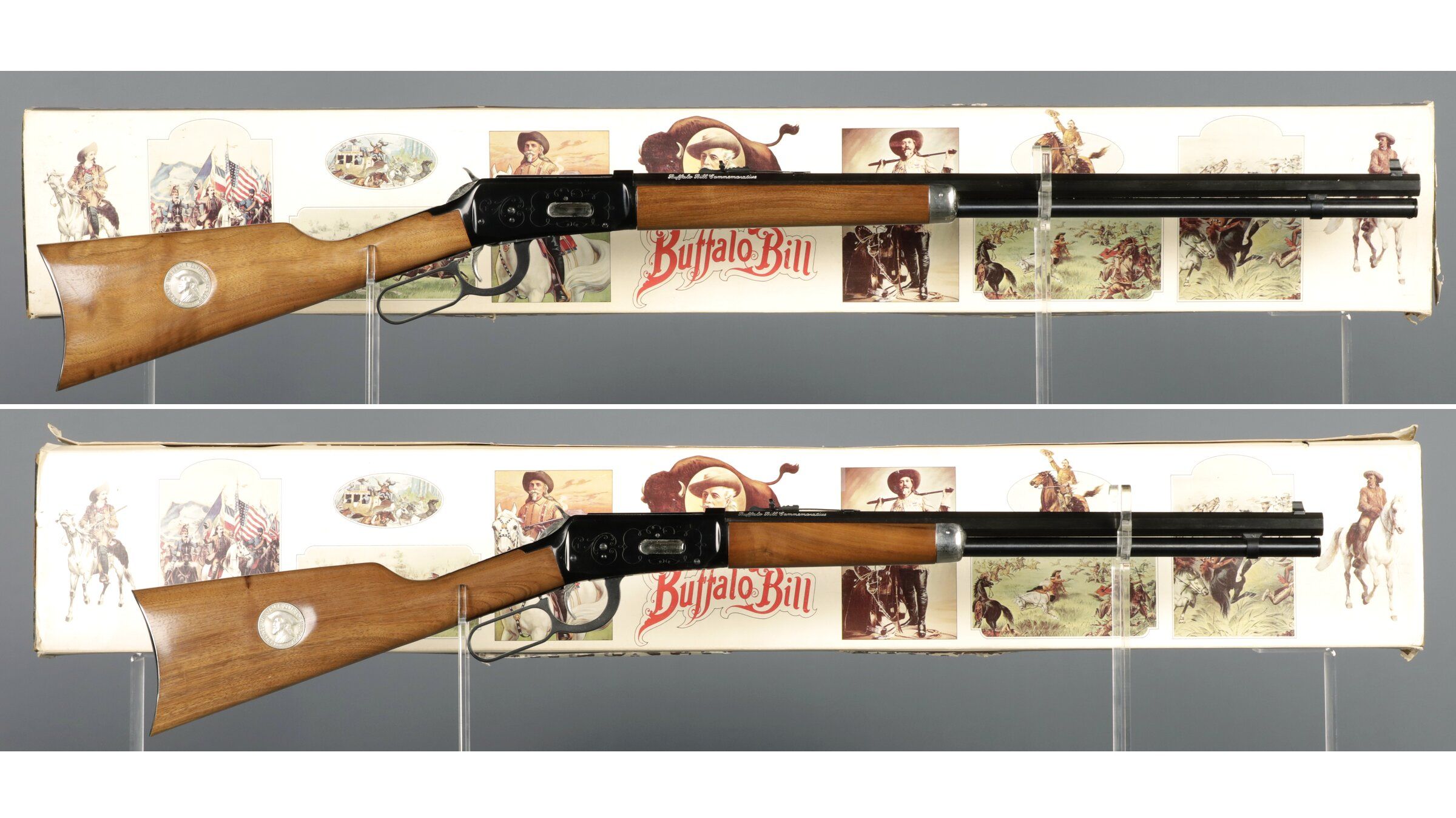 Two Consecutively Numbered Buffalo Bill Commemorative Rifles | Rock ...