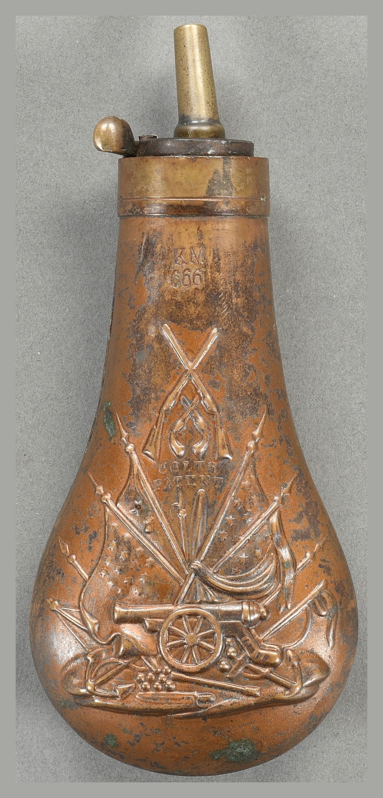 Colt's Patent Powder Flask | Rock Island Auction