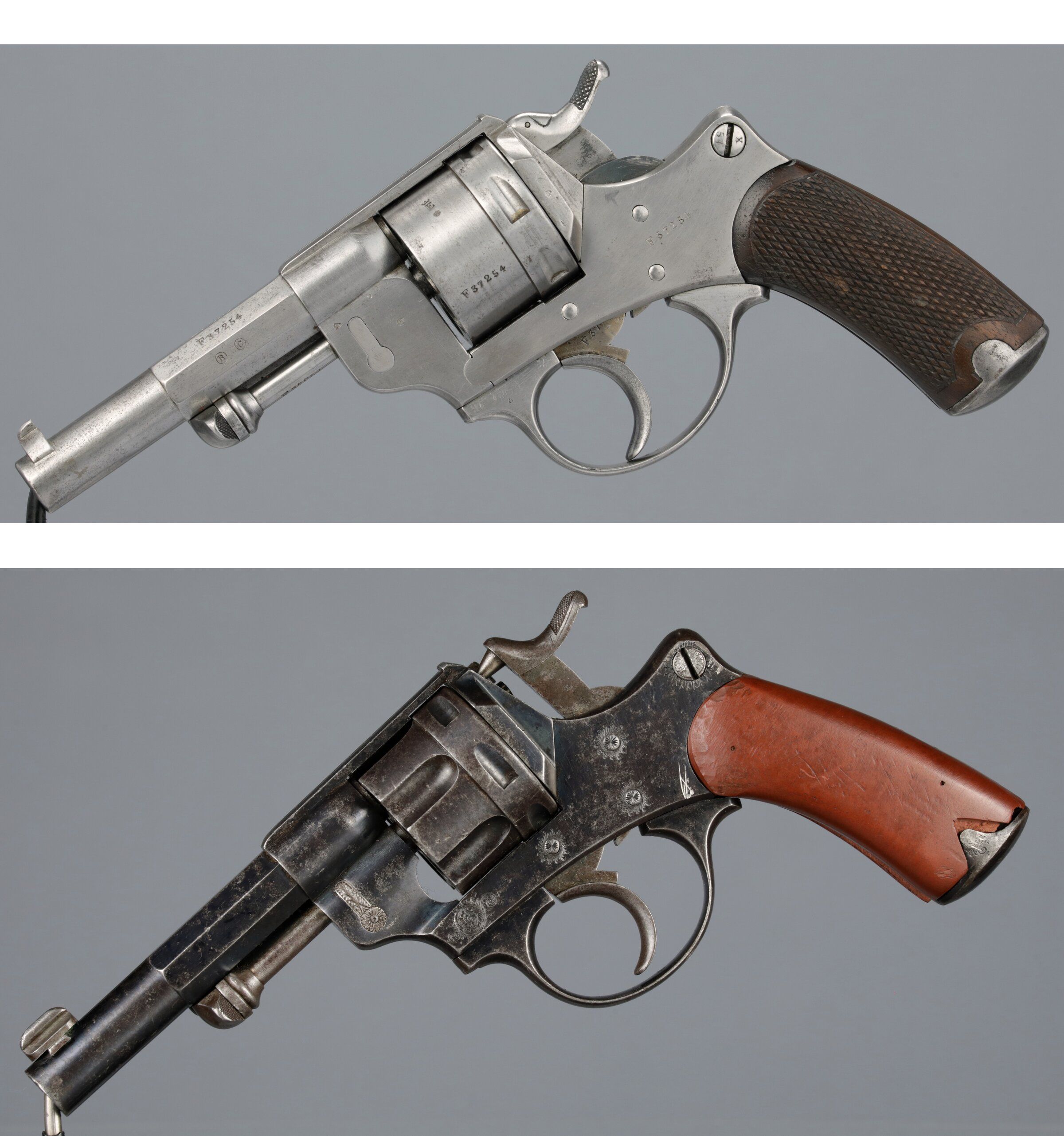 Two Antique French Military Double Action Revolvers | Rock Island Auction