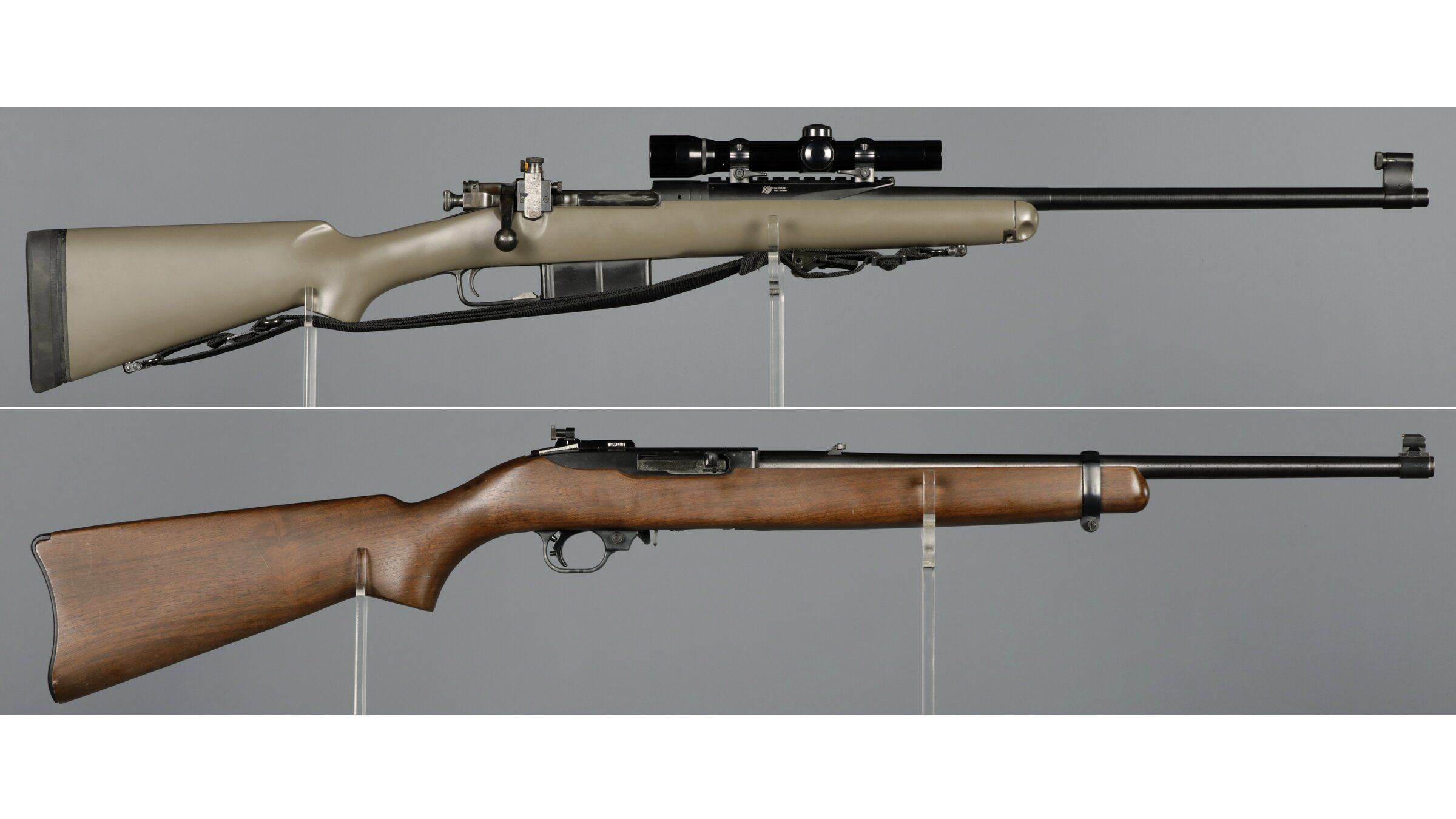 Two Rifles | Rock Island Auction
