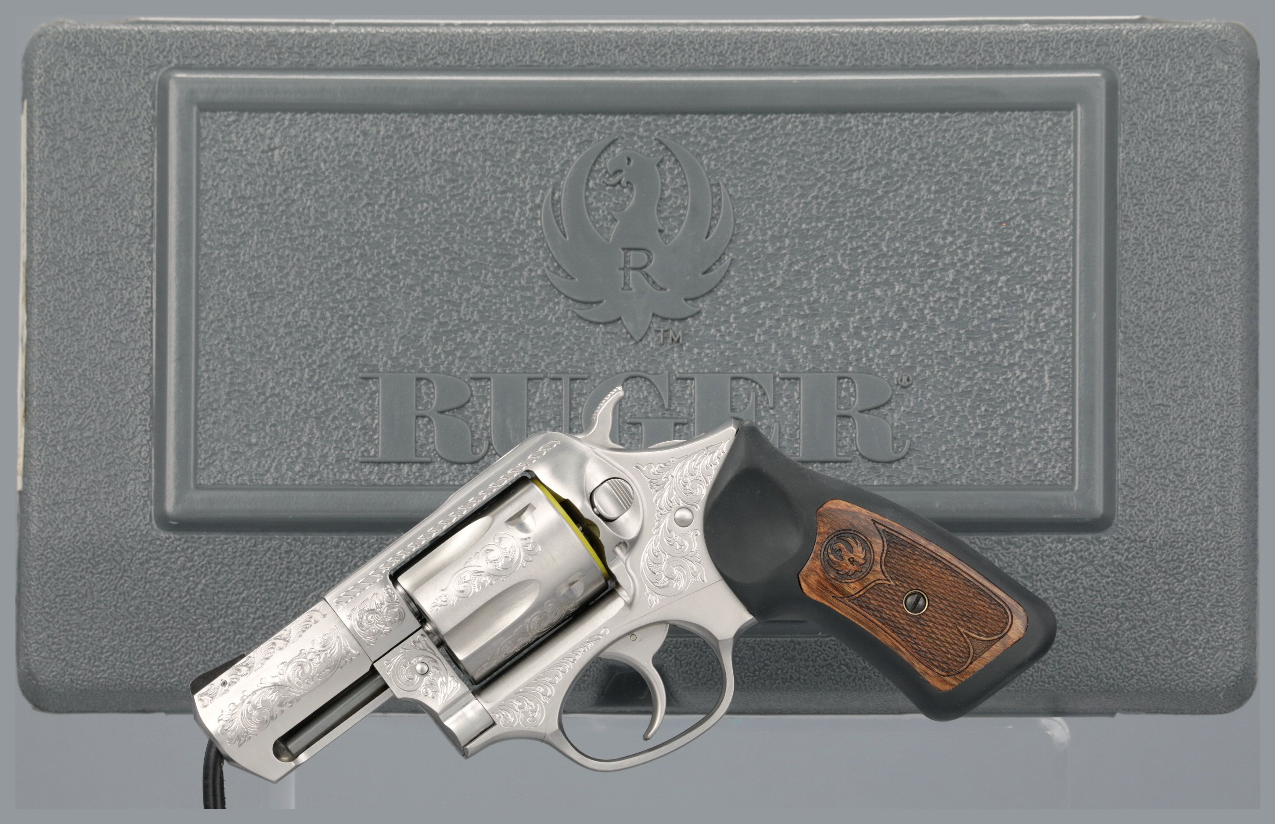 Engraved Ruger SP101 Double Action Revolver with Case | Rock Island Auction