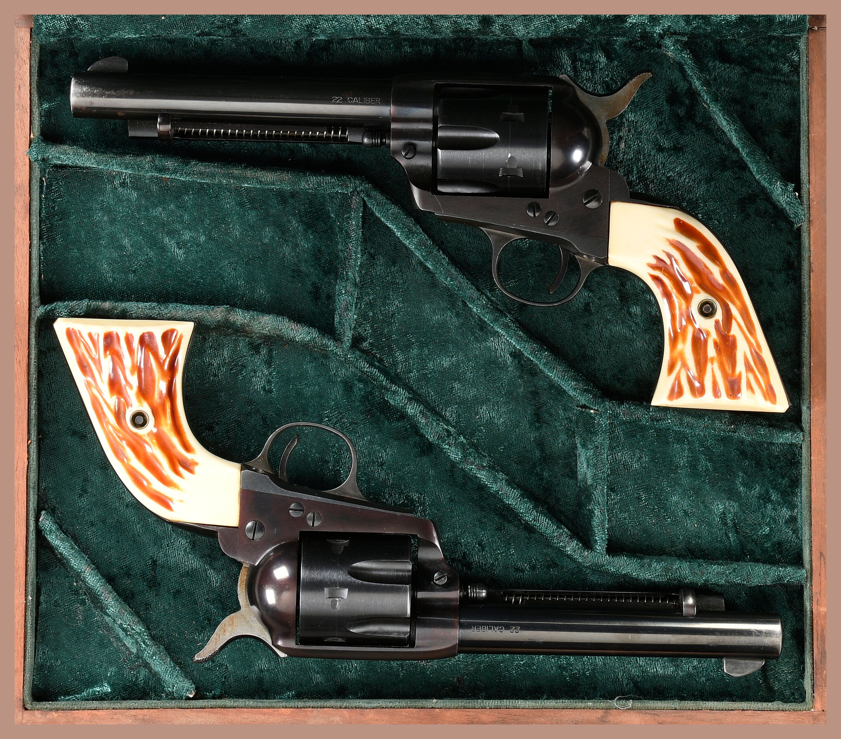 Consecutive Pair of Great Western Arms .22 Caliber Revolvers | Rock ...