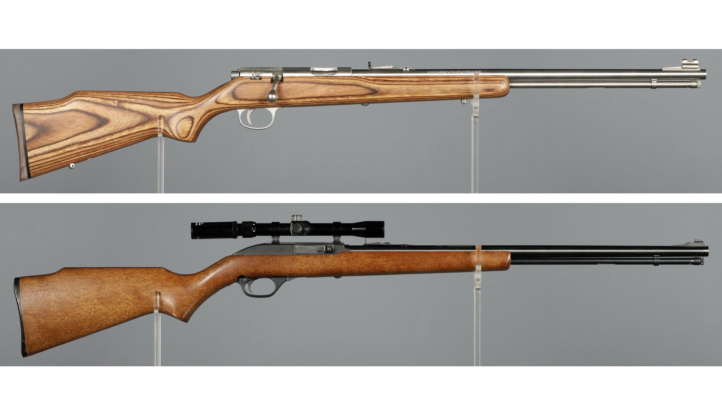 Two Marlin Rimfire Rifles | Rock Island Auction