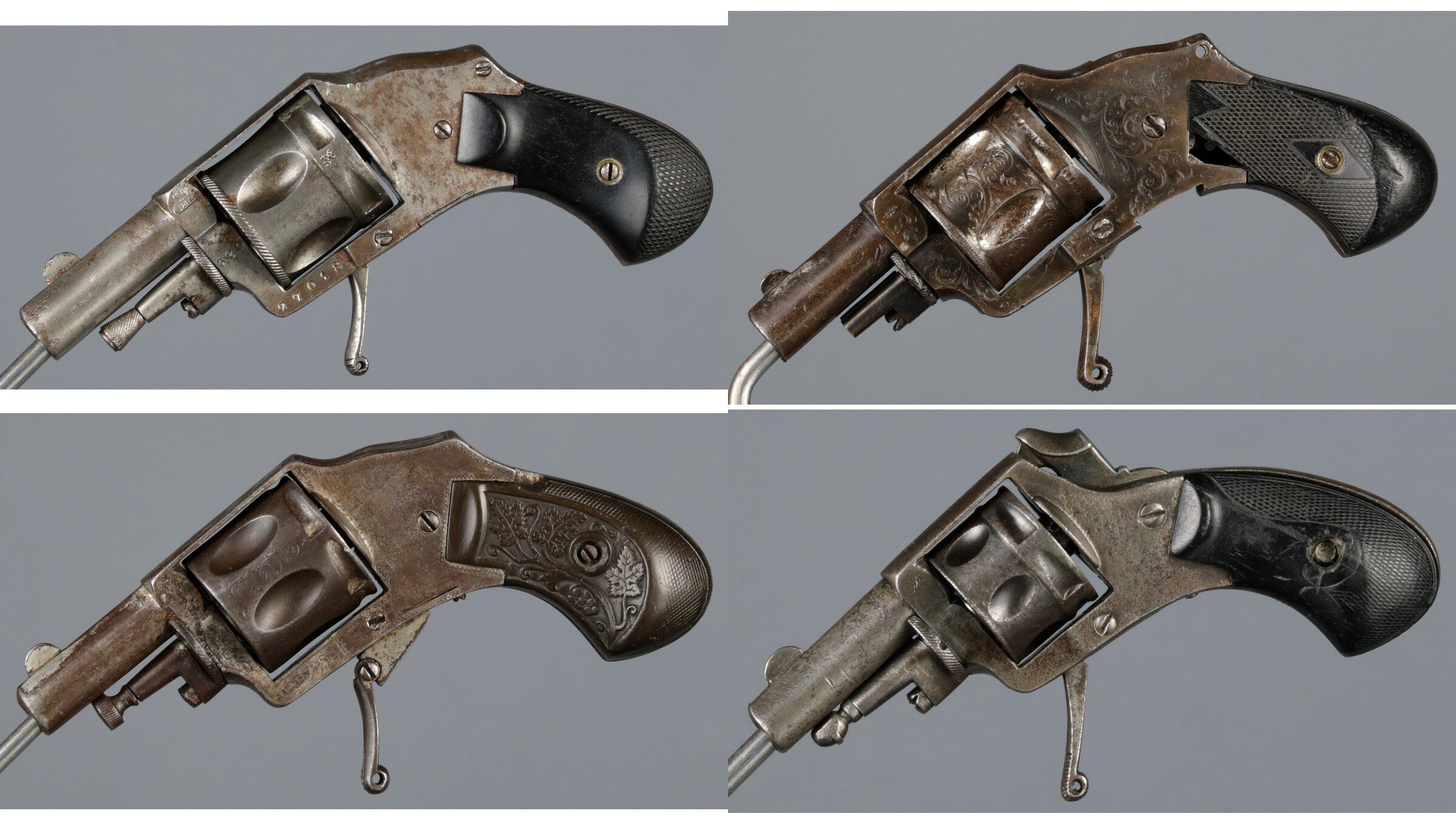 Four Double Action Velo-Dog Revolvers | Rock Island Auction