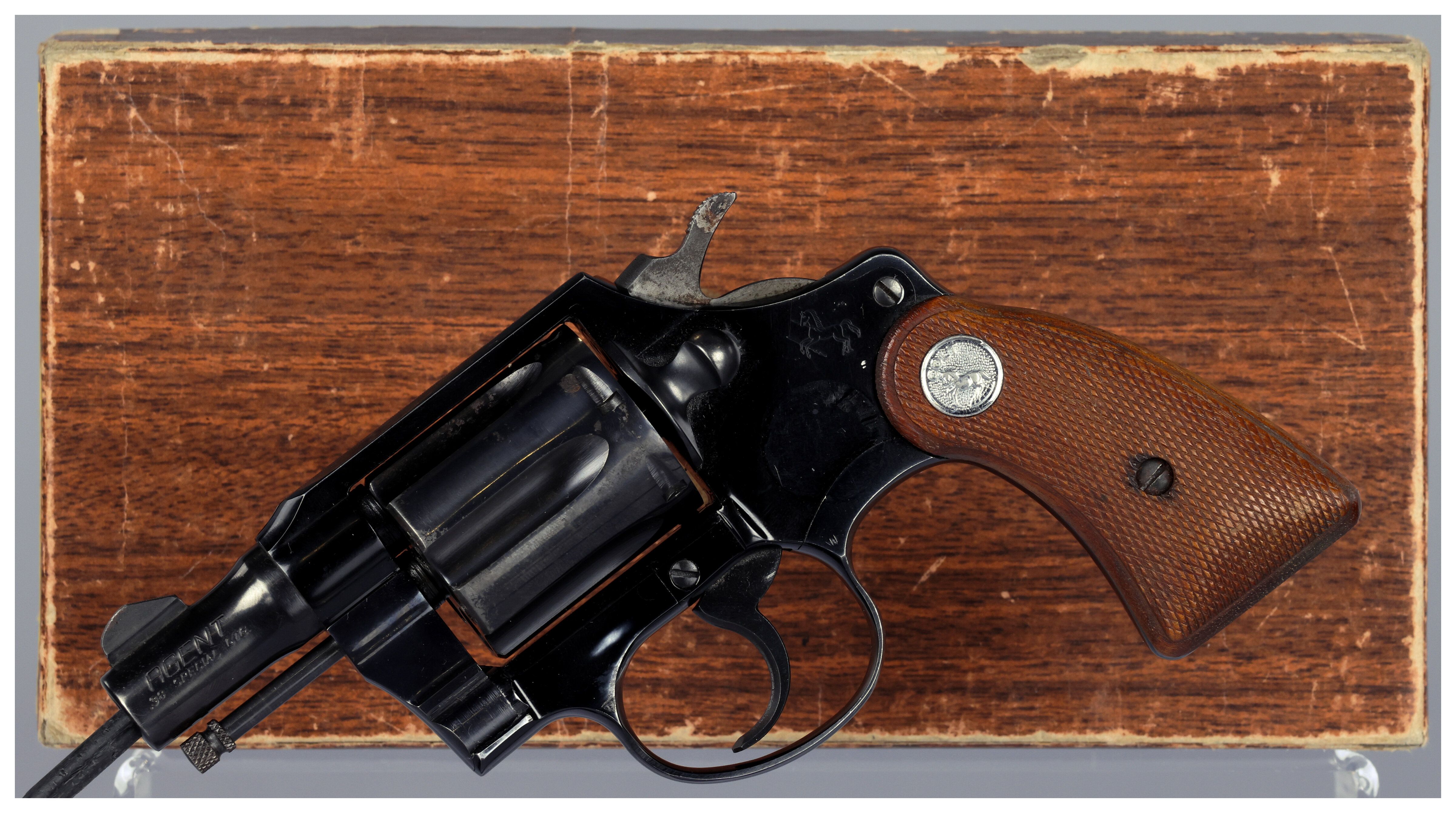 Colt Agent Double Action Revolver with Box and Factory Letter | Rock ...