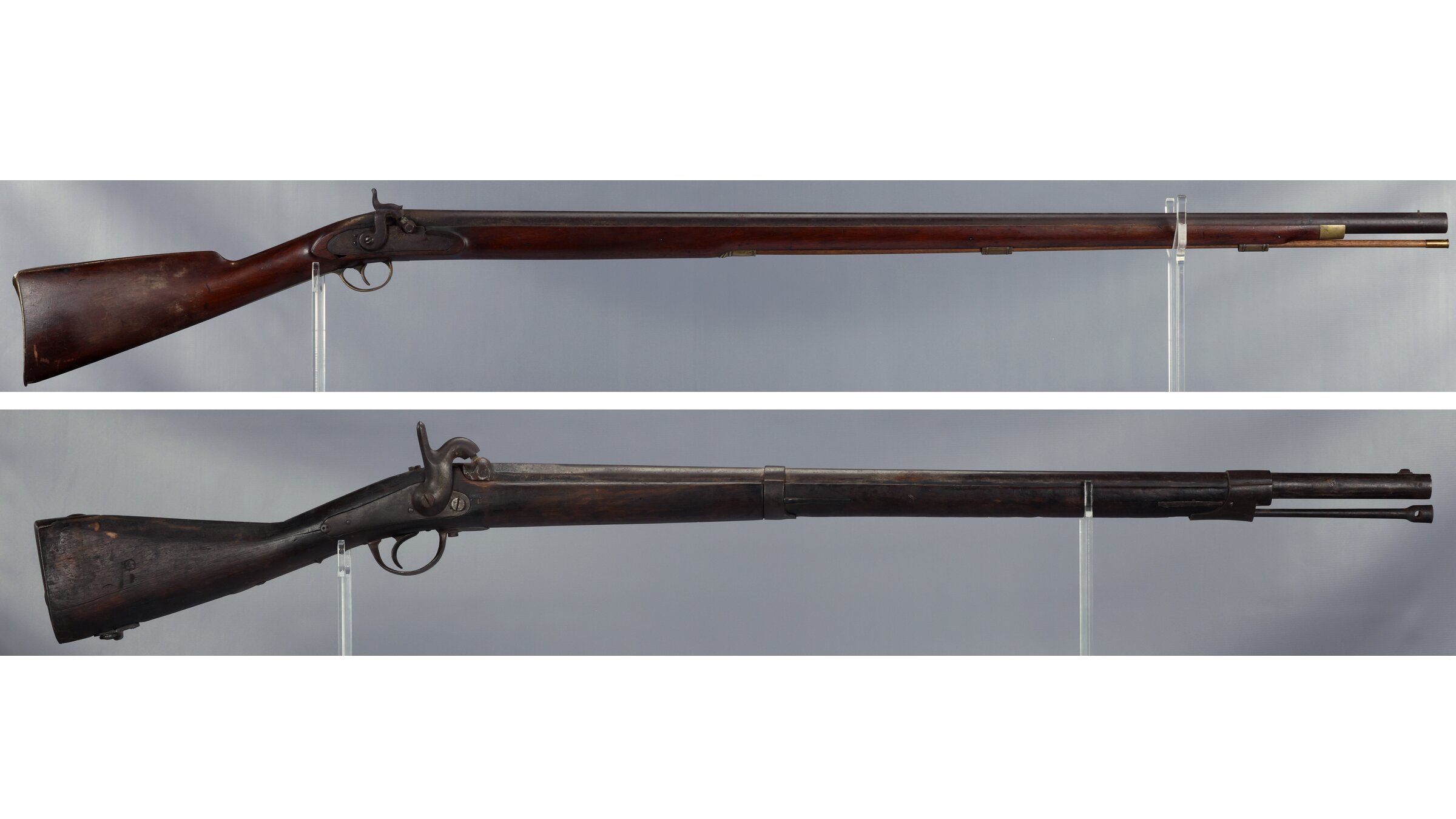 Two Percussion Rifles | Rock Island Auction