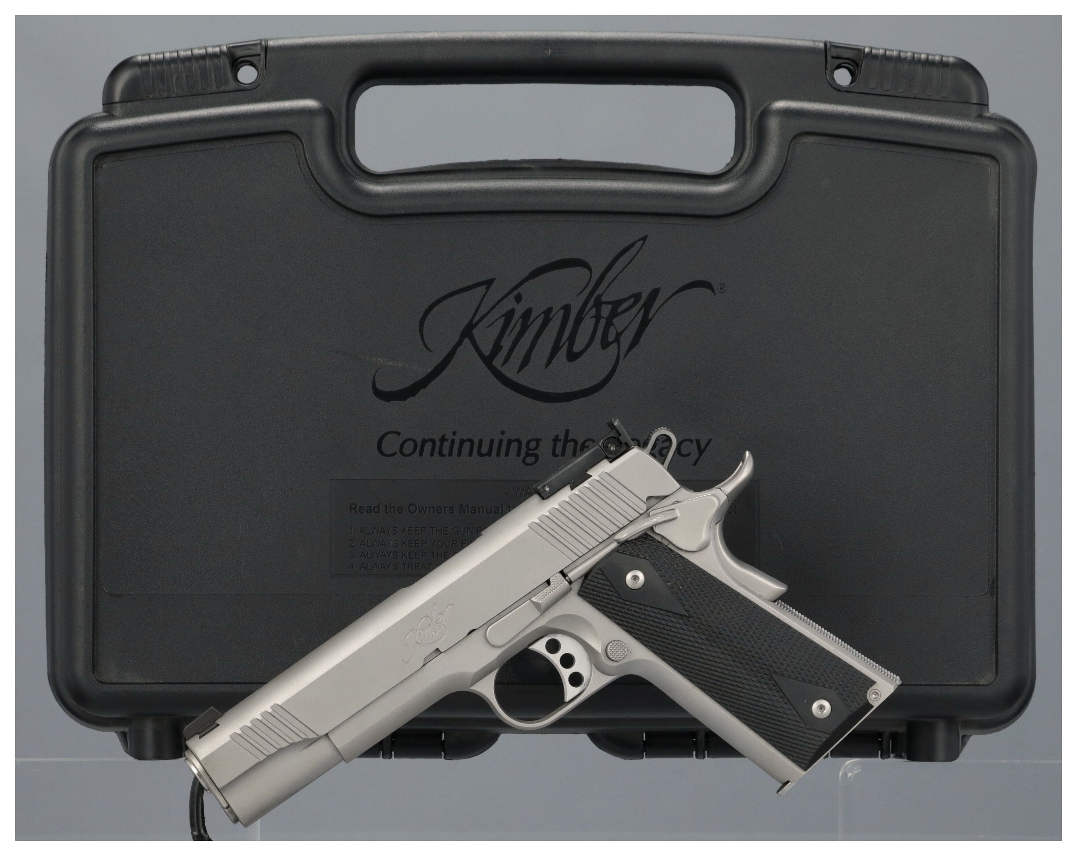 Kimber Stainless Target II Semi-Automatic Pistol with Case | Rock ...