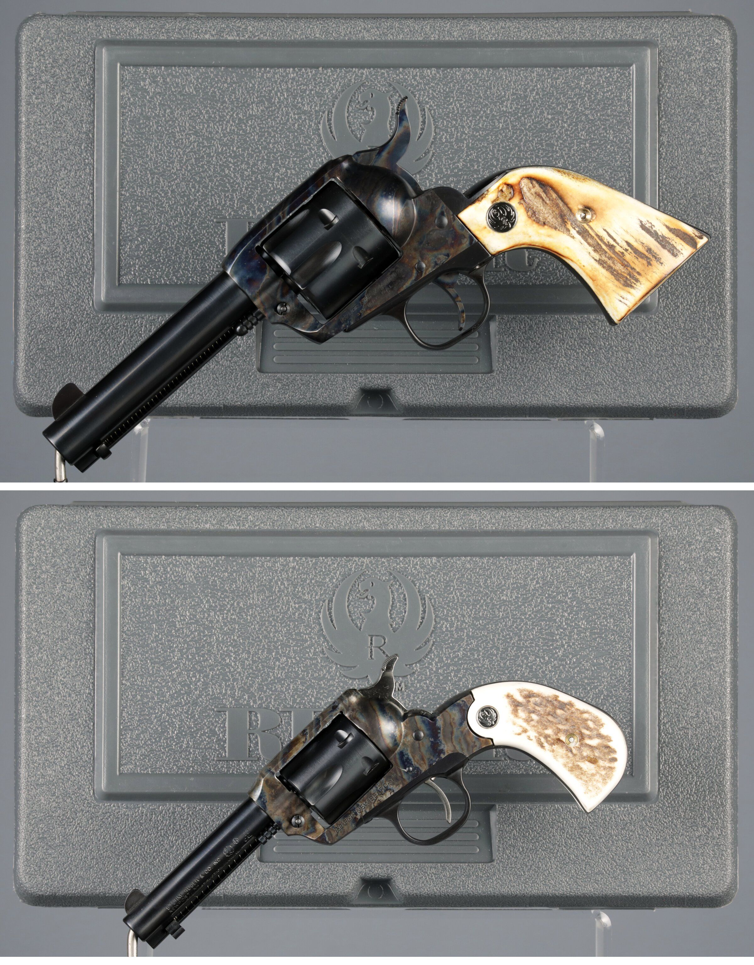 Two Tyler Gun Works Upgraded Ruger Single Action Revolvers | Rock ...