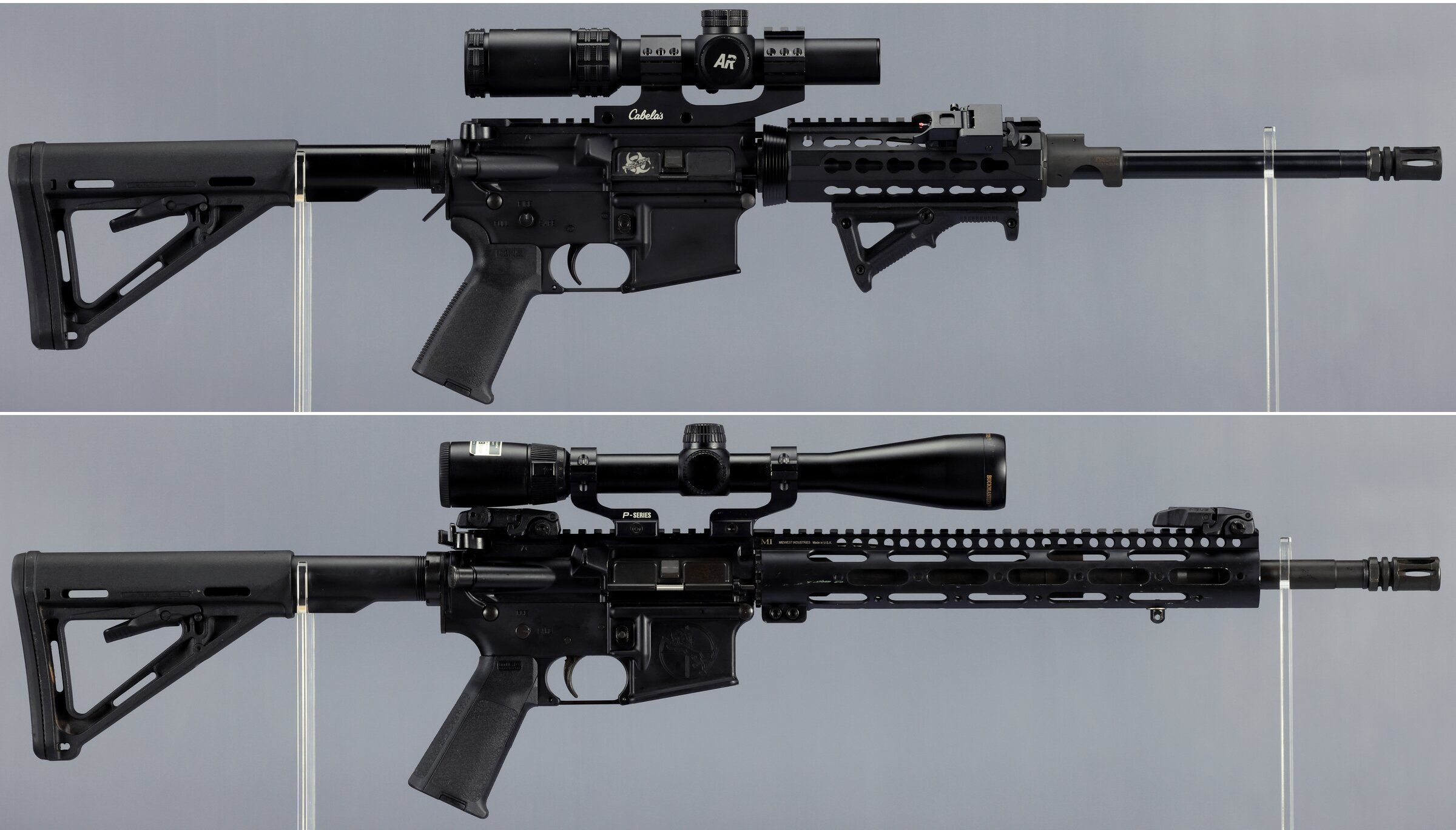 Two AR Pattern Semi-Automatic Rifles | Rock Island Auction
