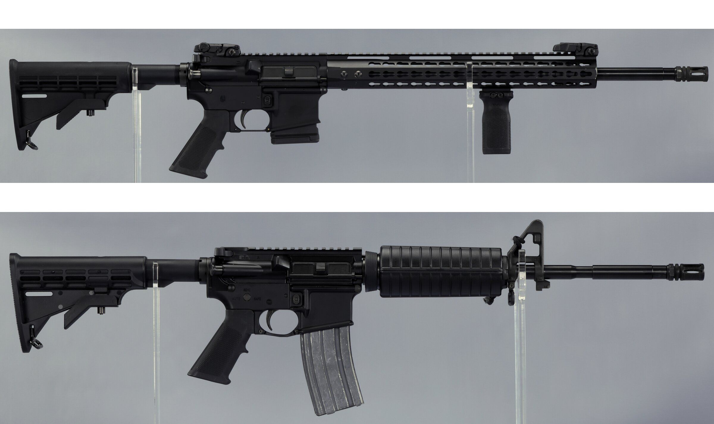 Two AR-15 Pattern Semi-Automatic Rifles | Rock Island Auction