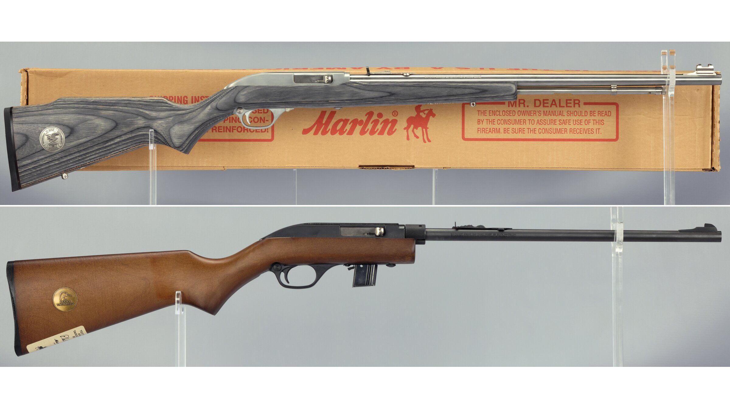 Two Marlin Semi-Automatic Rifles | Rock Island Auction