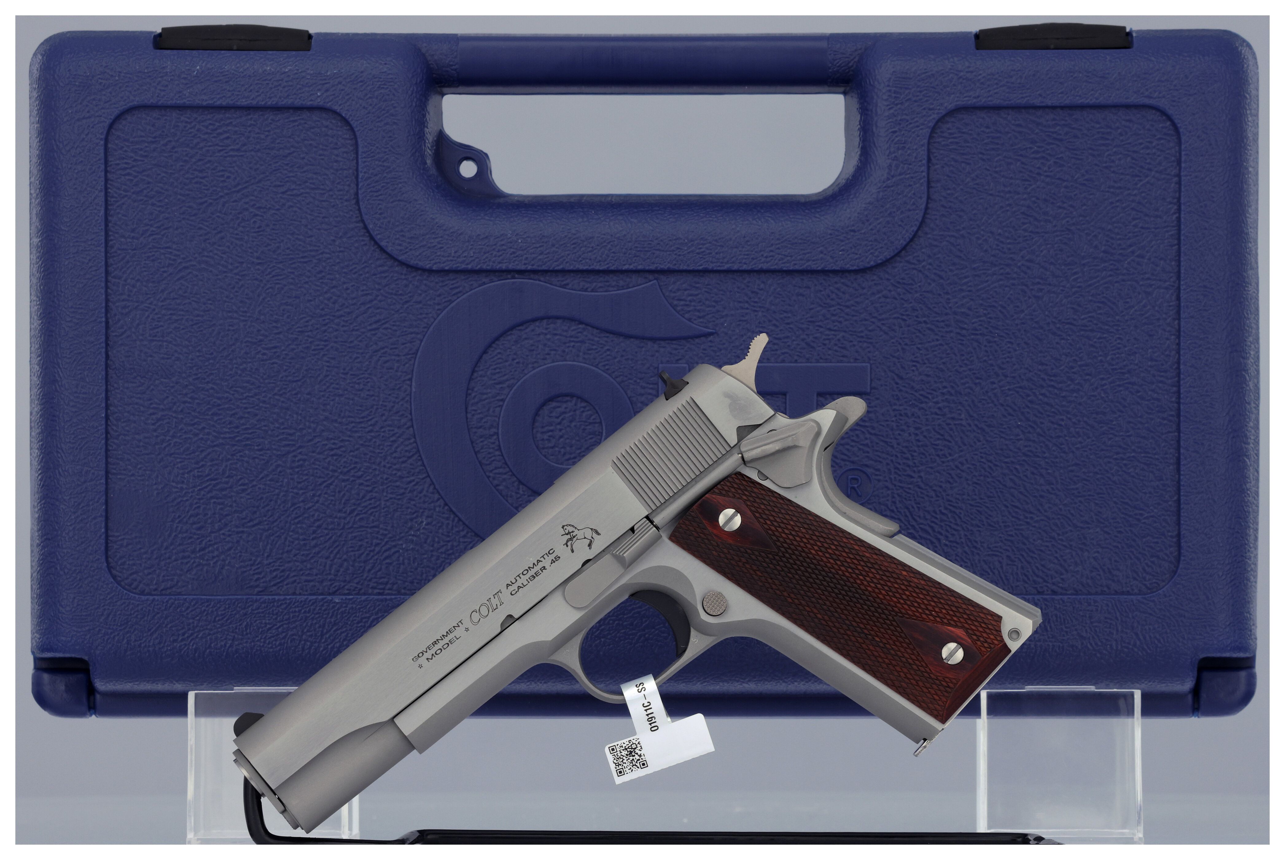 Colt Government Model Semi-Automatic Pistol with Case | Rock Island Auction
