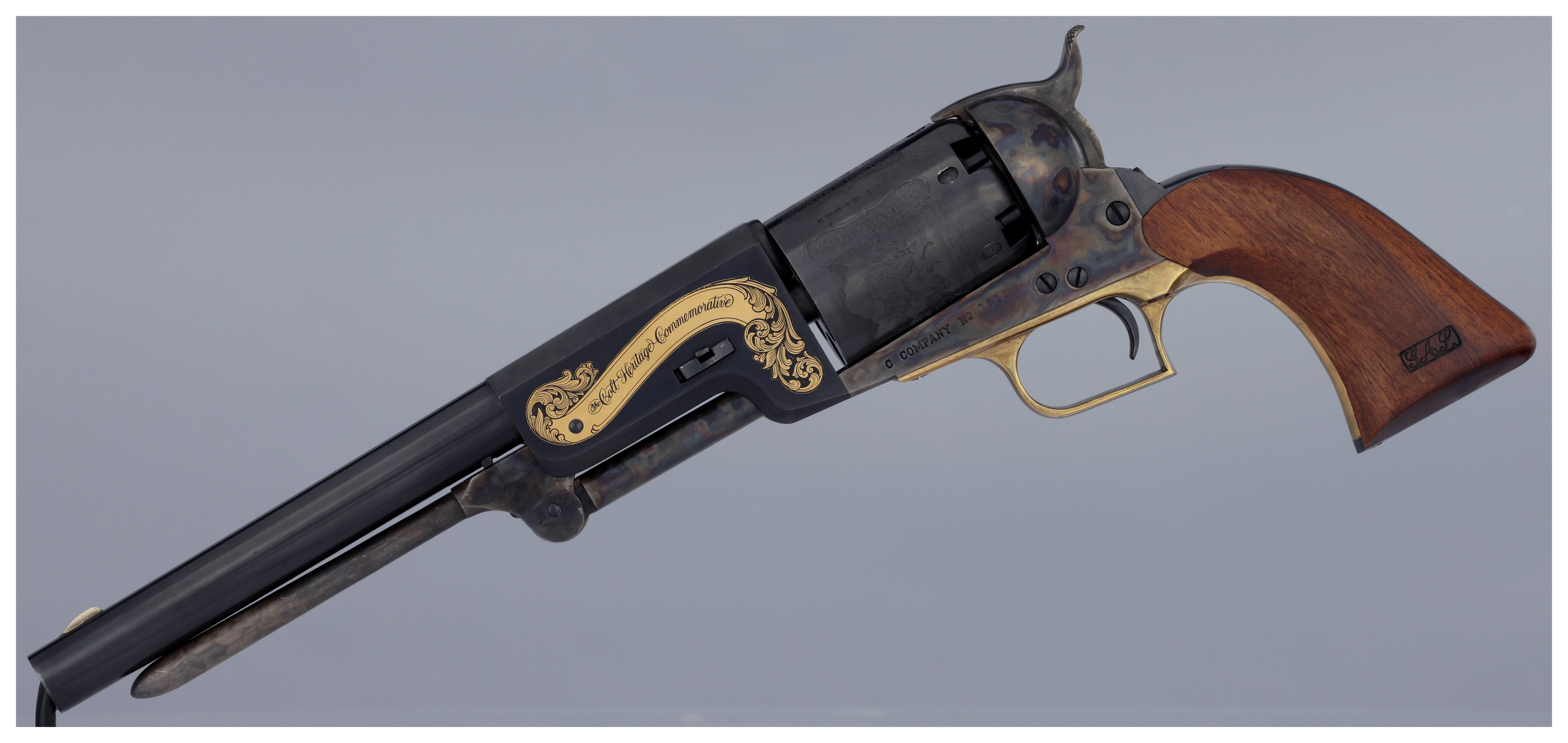Cased Colt Walker Heritage Commemorative Percussion Revolver | Rock ...