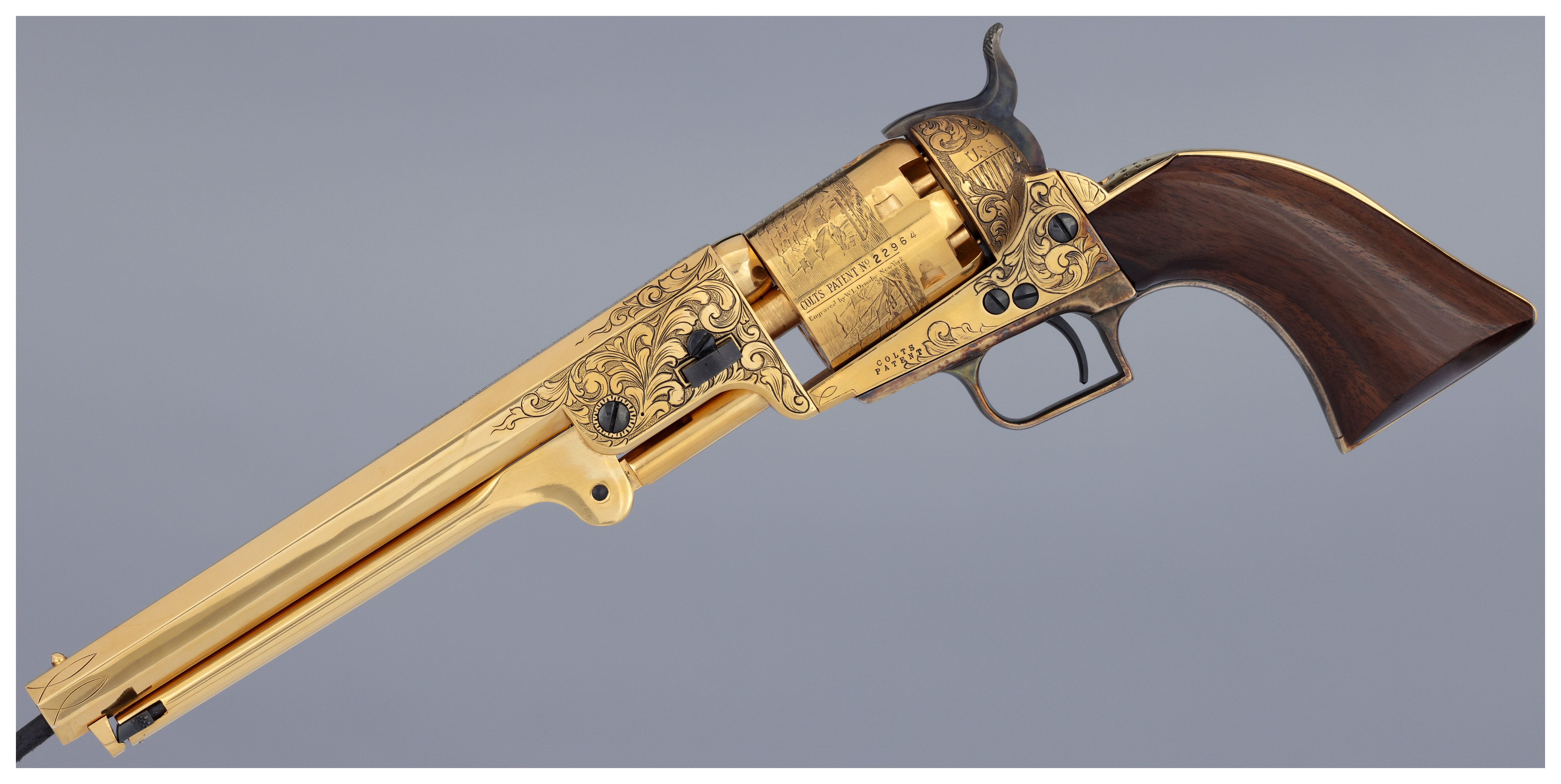 Colt Commemorative 1851 Navy Percussion Revolver with Case | Rock ...