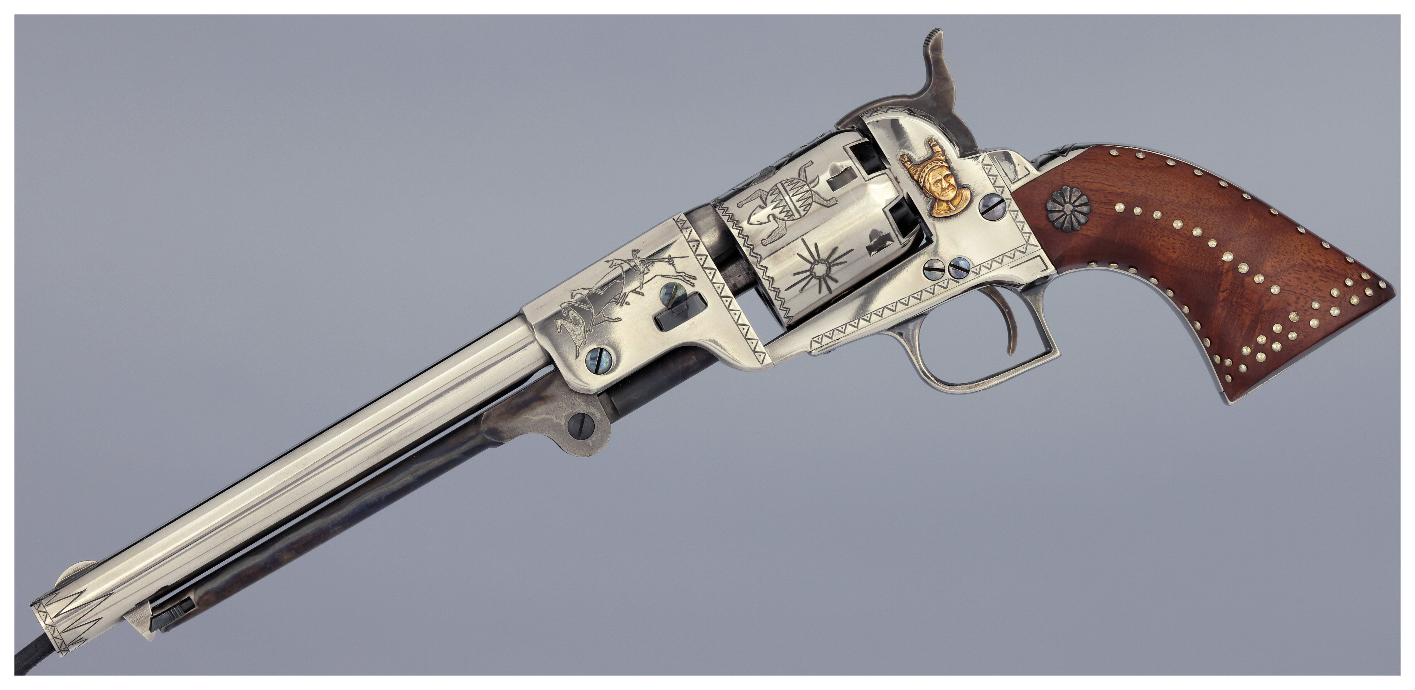 F.LLI Pietta Dance Dragoon Percussion Revolver with Box | Rock Island ...