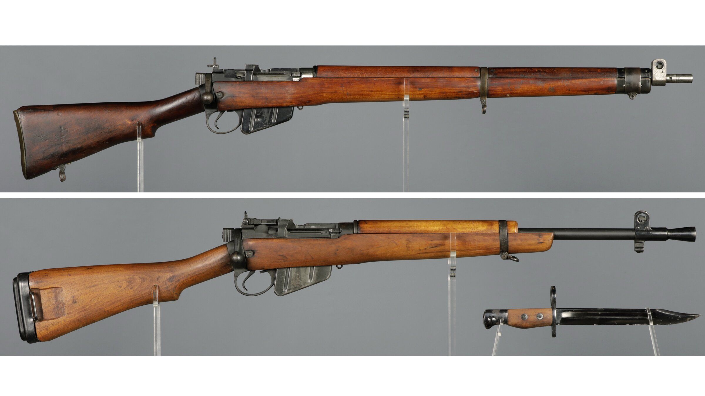 Two British Military Bolt Action Rifles | Rock Island Auction