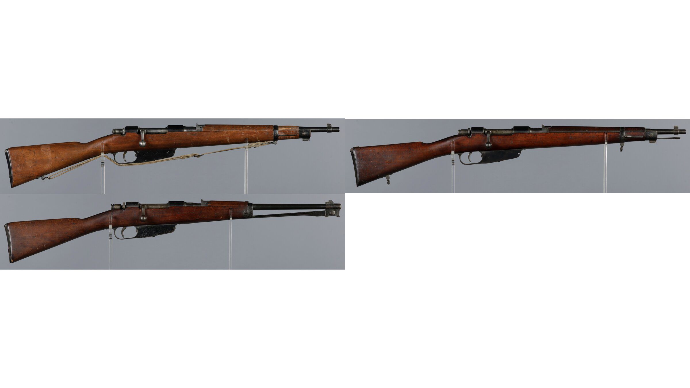 Three Italian Carcano Bolt Action Rifles | Rock Island Auction