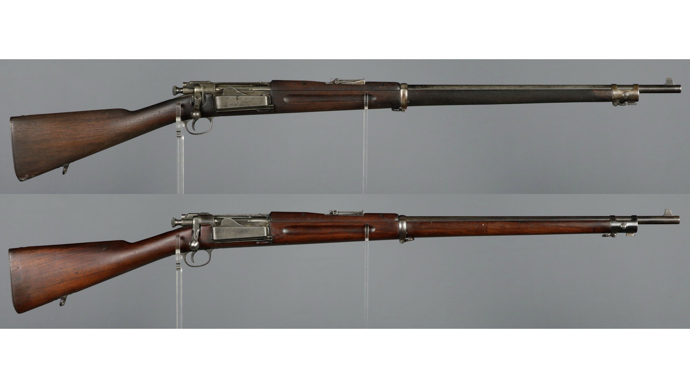 Two U.S. Springfield Armory Krag-Jorgensen Bolt Action Rifles | Rock ...
