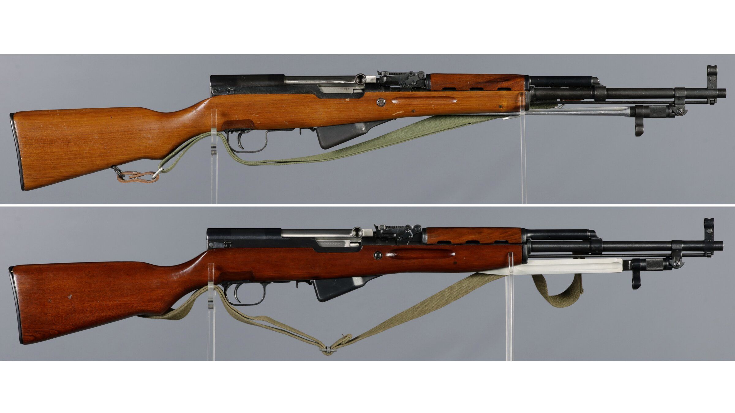 Two Chinese Arsenal 26 Type 56 SKS Semi-Automatic Rifles | Rock Island ...