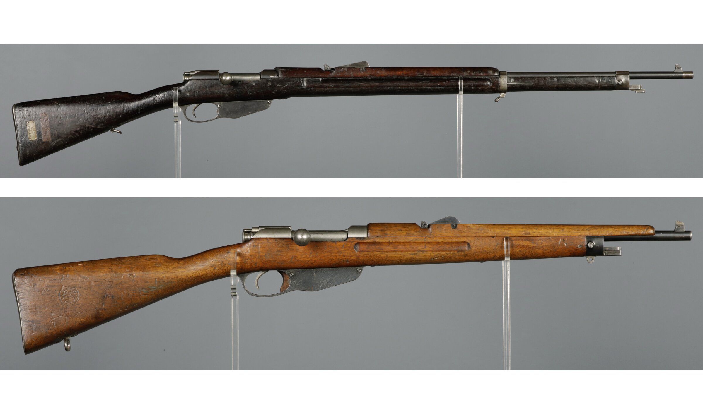 Two Dutch Hemburg Model 1895 Bolt Action Rifles | Rock Island Auction