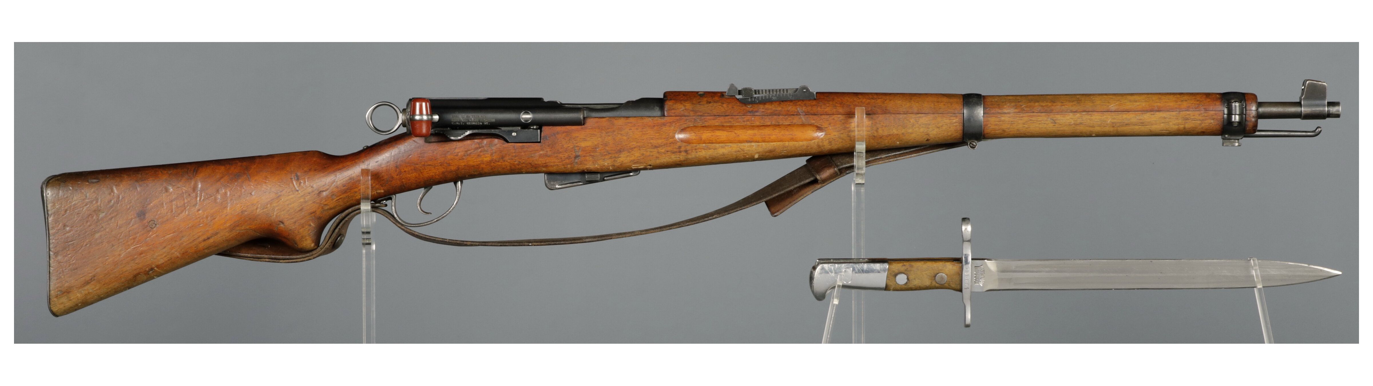 Swiss Bern Model 1911 Straight Pull Carbine with Bayonet | Rock Island ...