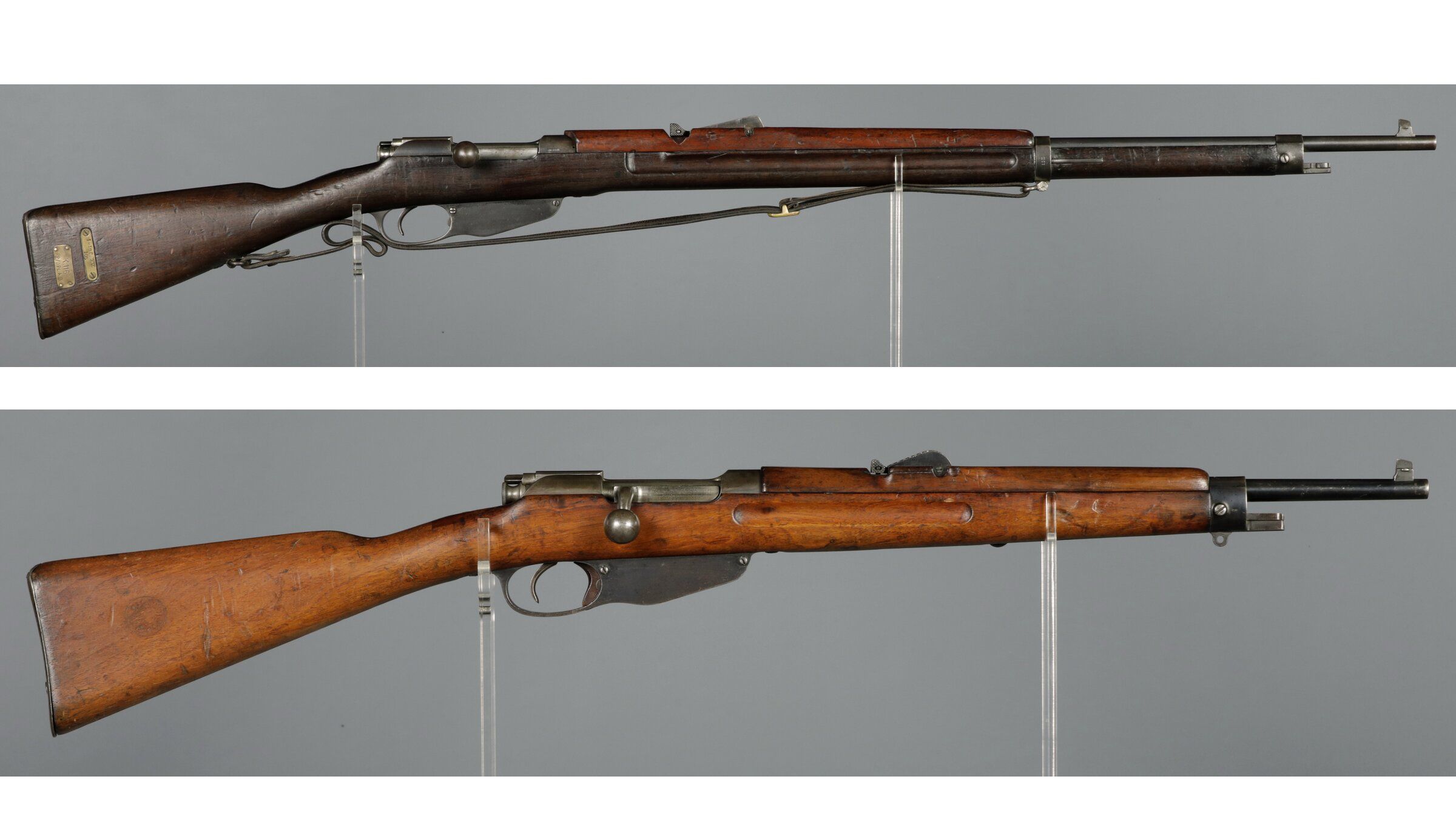 Two Dutch Hemburg Model 1895 Mannlicher Bolt Action Rifles | Rock ...