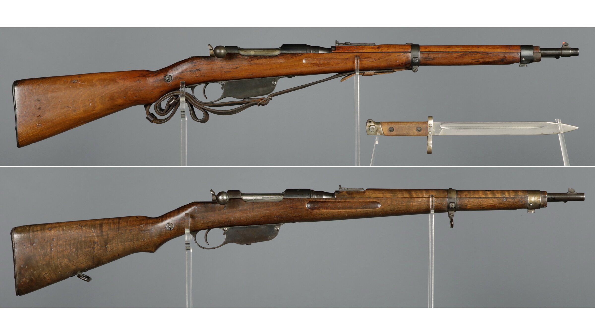 Two M.95 Straight Pull Bolt Action Short Rifles | Rock Island Auction