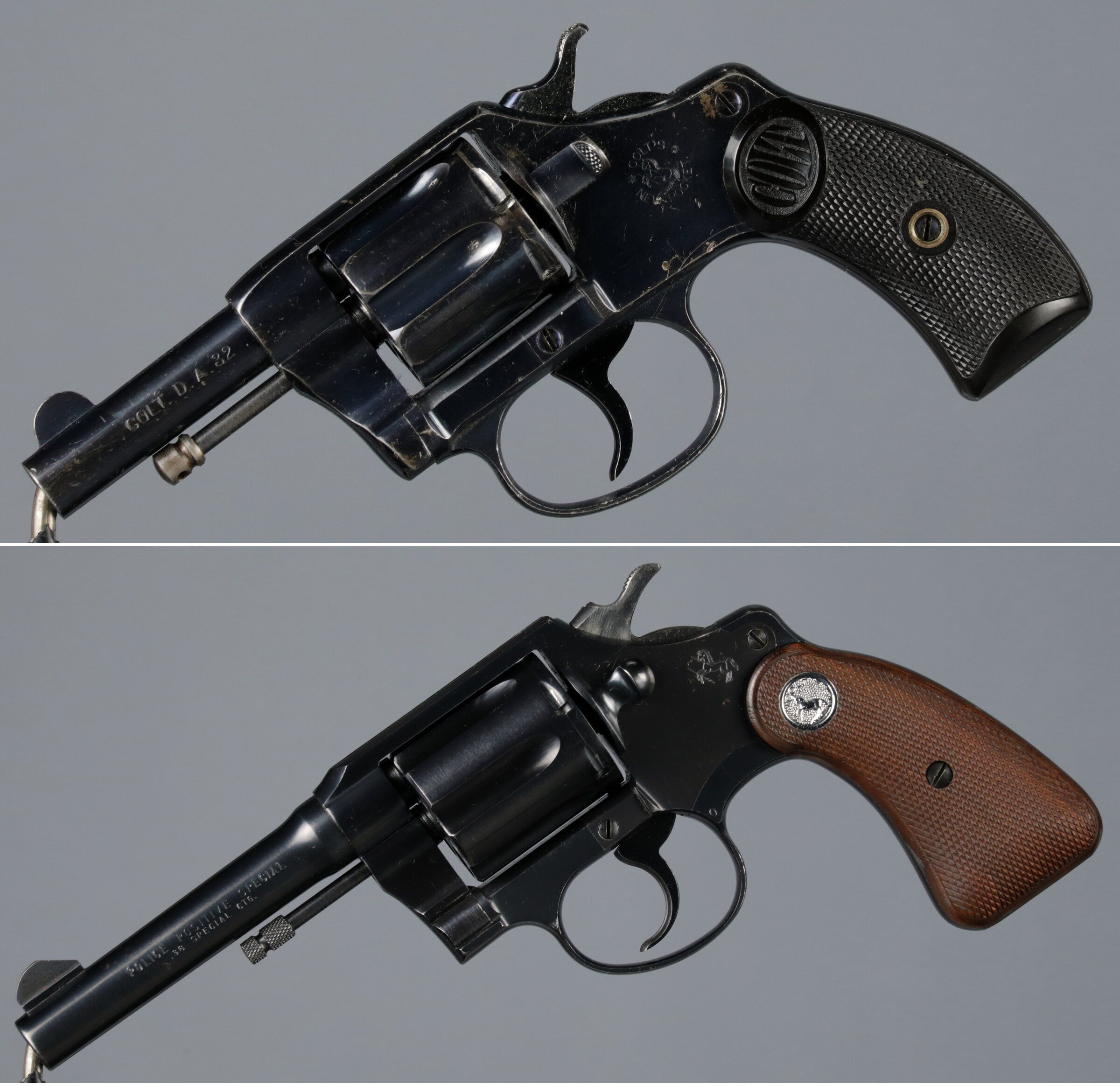 Two Colt Double Action Revolvers | Rock Island Auction