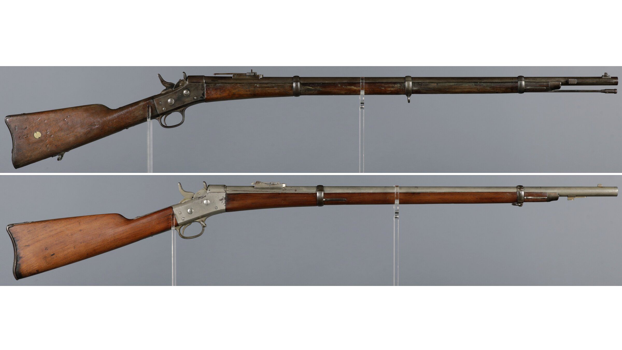 Two Rolling Block Single Shot Rifles | Rock Island Auction