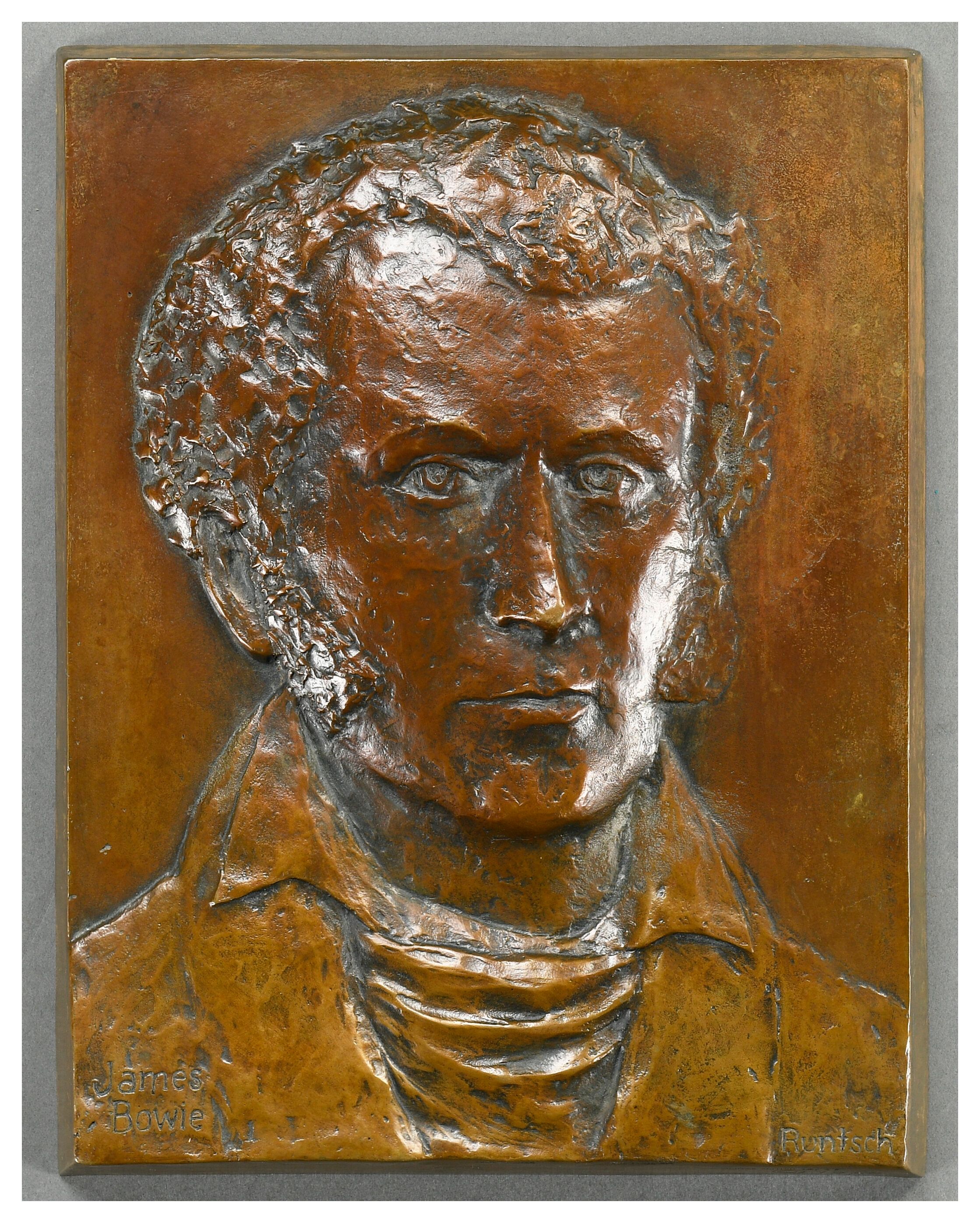 Bronze Portrait of James Bowie | Rock Island Auction