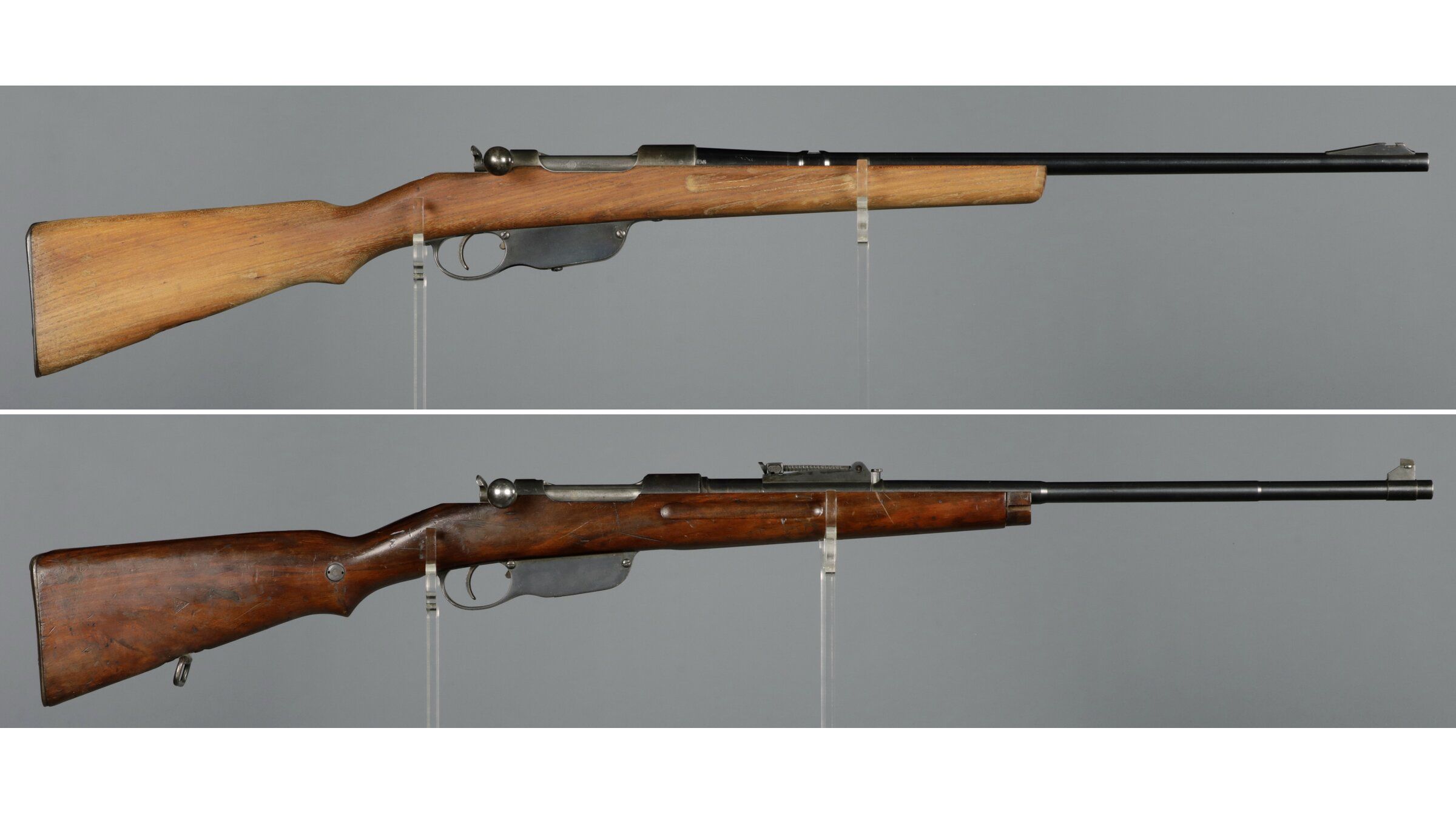 Two Austrian Steyr Straight Pull Bolt Action Sporting Rifles | Rock ...