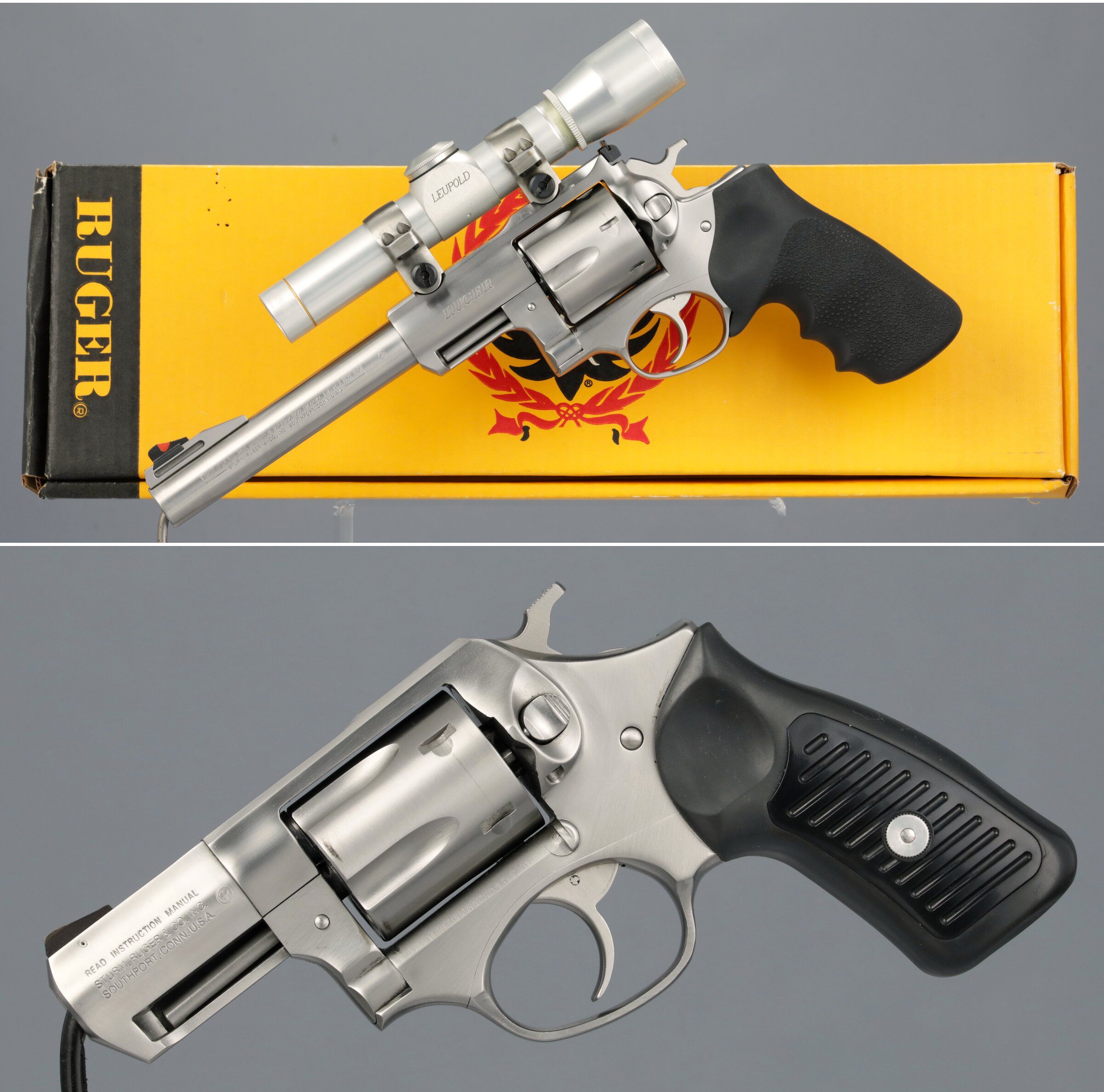 Two Ruger Double Action Revolvers | Rock Island Auction