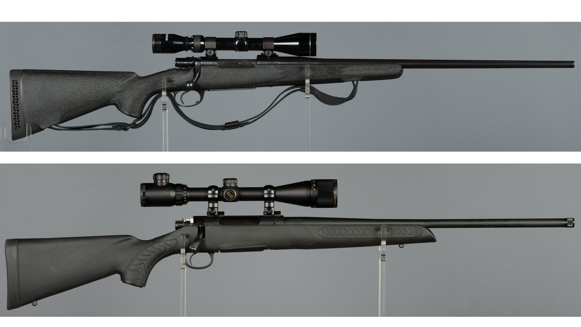 Two Bolt Action Rifles with Scopes | Rock Island Auction